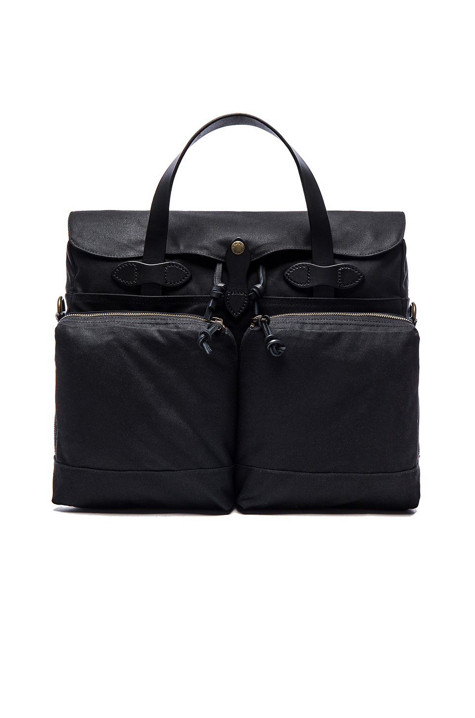 Filson 24 Hour Tin Cloth Briefcase in Black for Men | Lyst