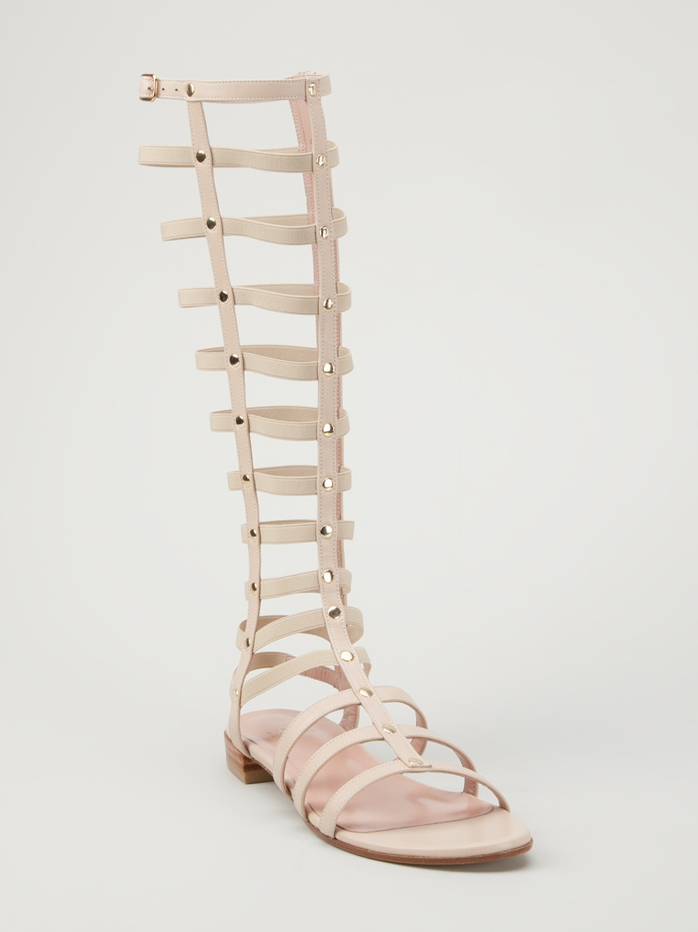 Stuart Weitzman Gladiator Sandal In Natural Lyst