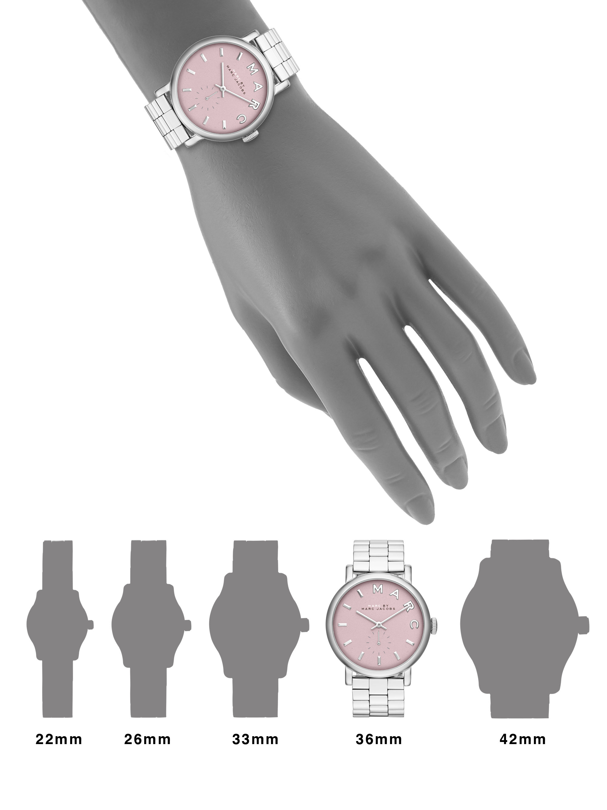 Lettering Pink Marc Jacobs Watch