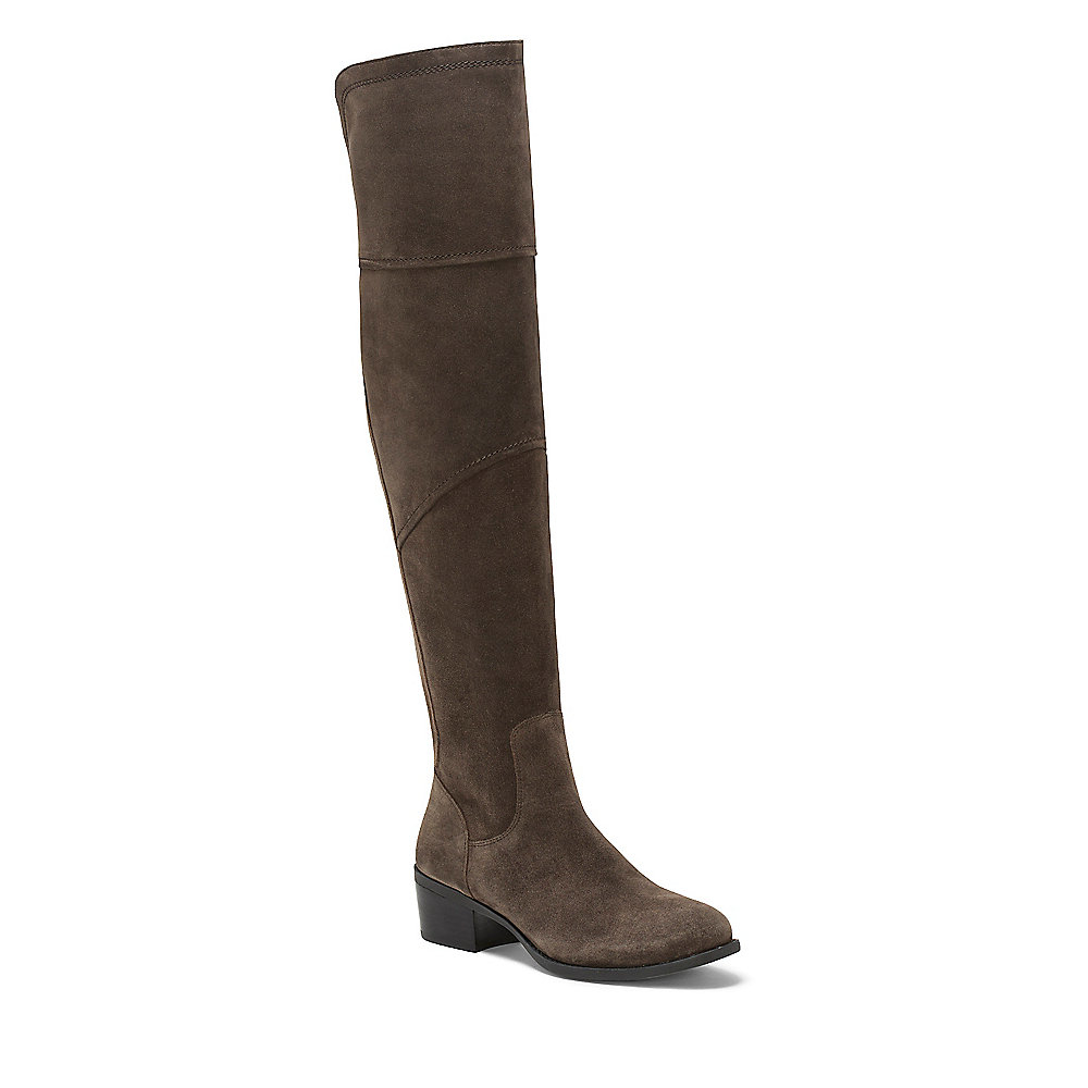 Vince Camuto Bernadine- Paneled Over The Knee Boot in Gray - Lyst