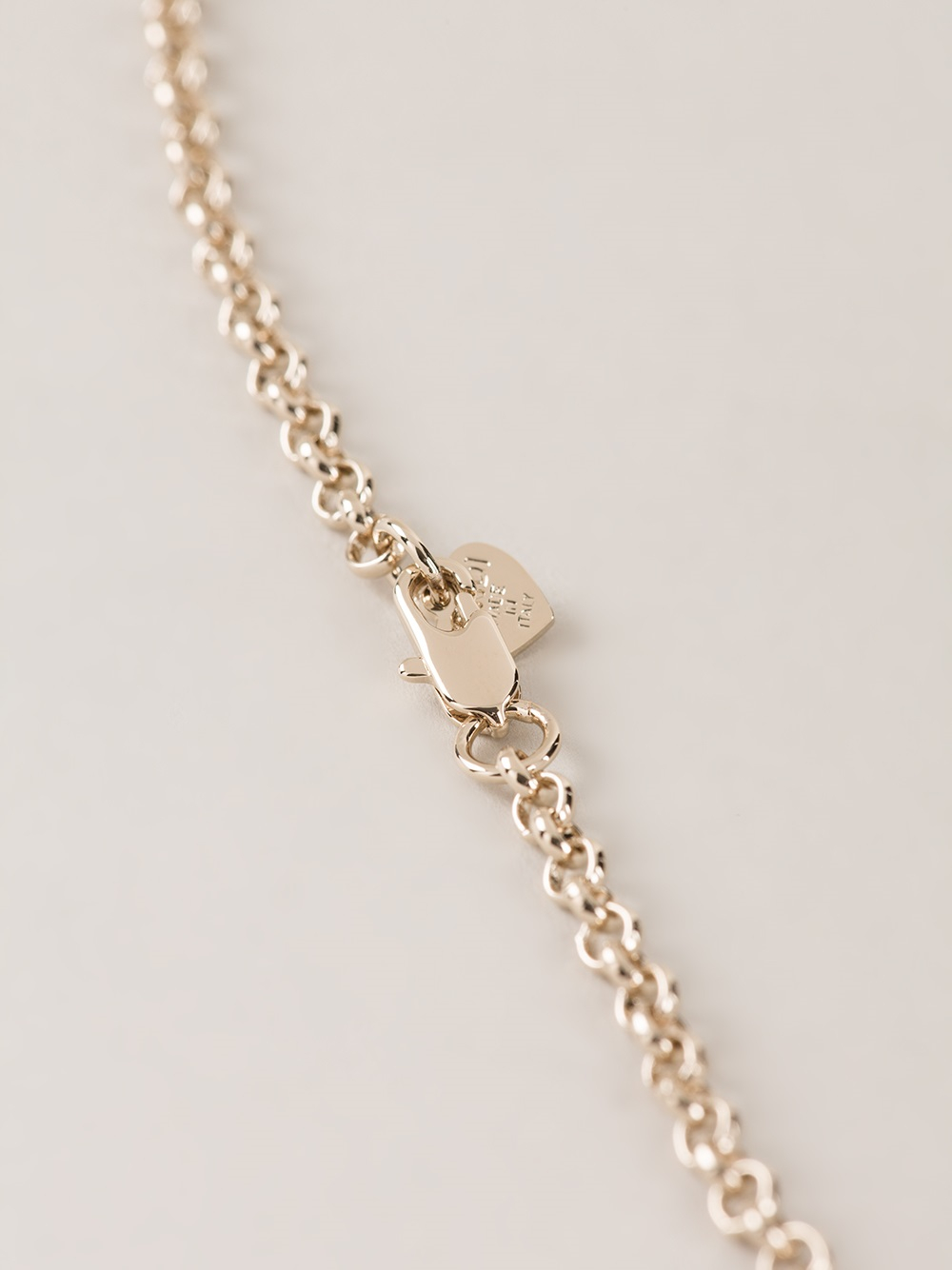 Fendi Logo Pendant Necklace in Metallic - Lyst