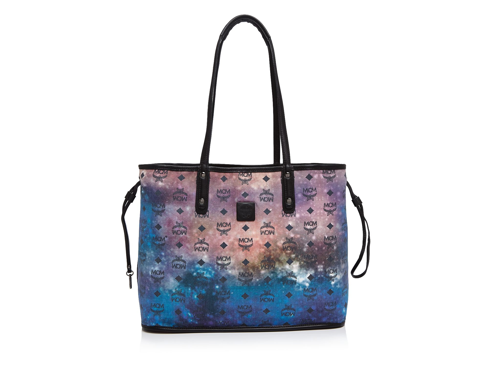 MCM Project Medium Reversible Shopper Tote in Red | Lyst