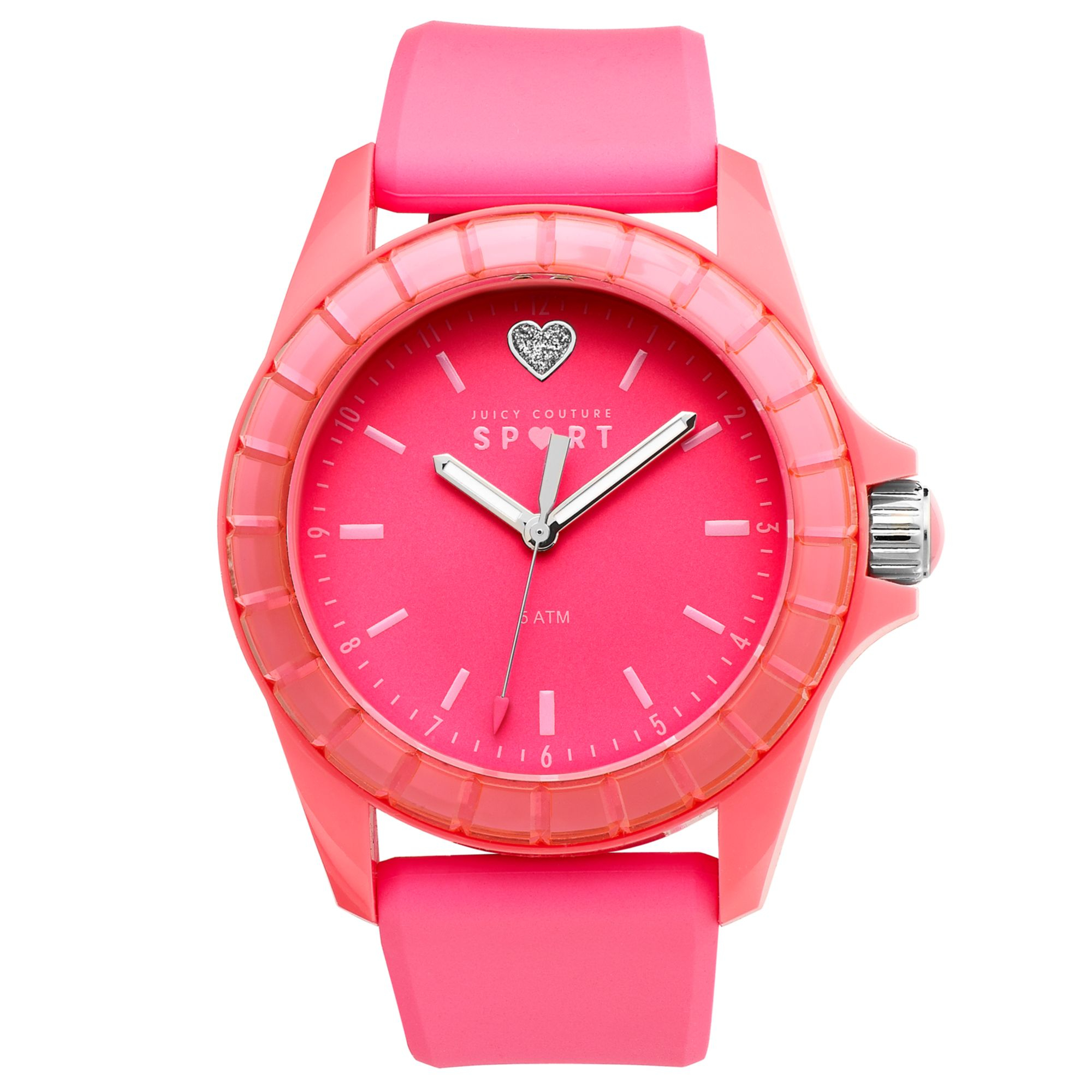 Juicy Couture Womens Juicy Sport Hot Pink Ombre Silicone Strap Watch ...