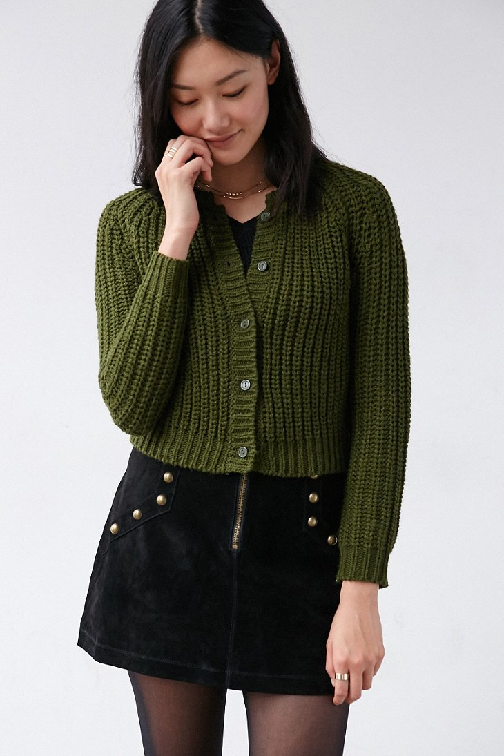 Green Cardigan