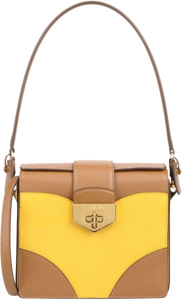 Yellow Prada Handbag | semashow.com