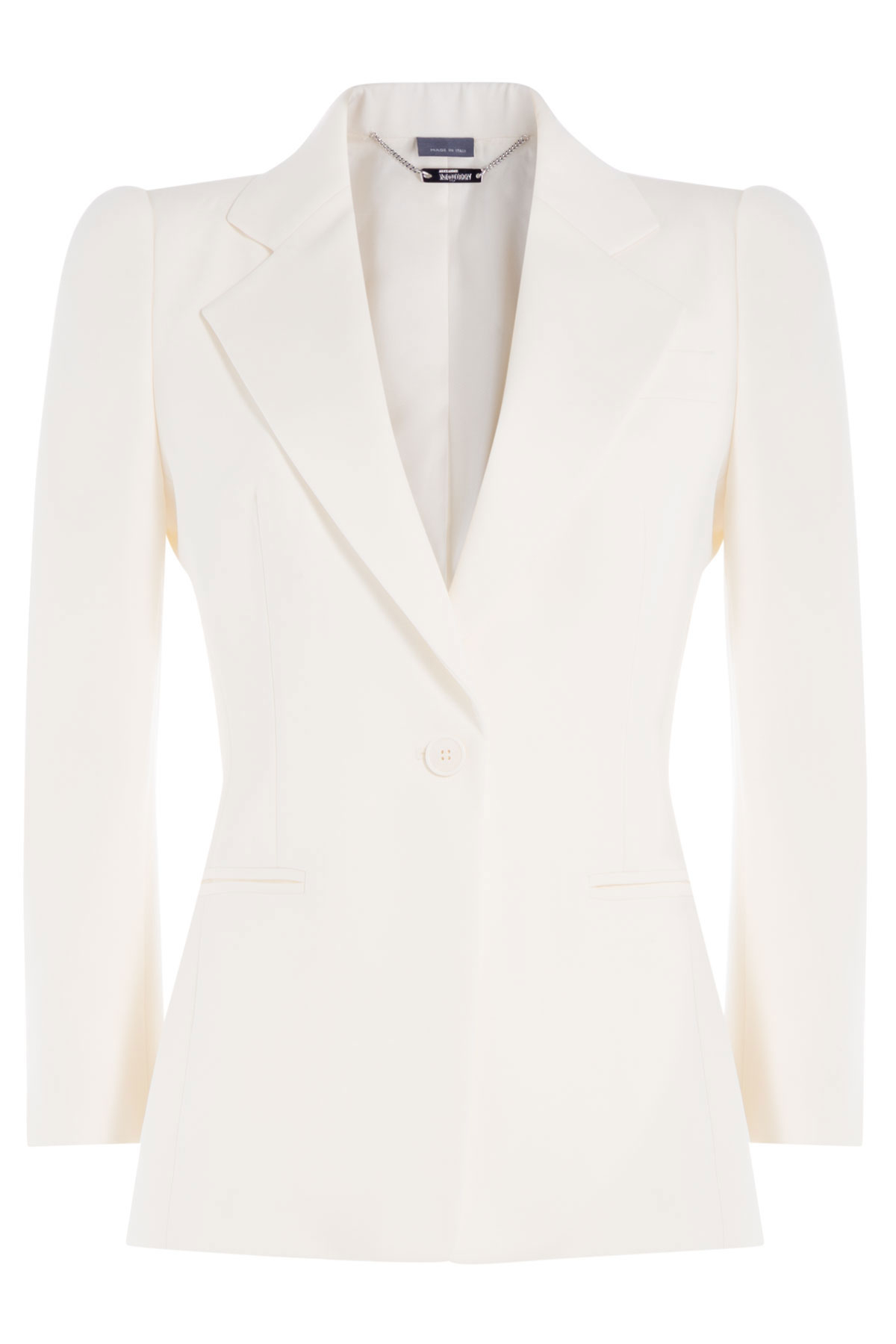 Alexander mcqueen Tailored Wool Blazer in White | Lyst Alexander mcqueen Tailored Wool Blazer in White | Lyst