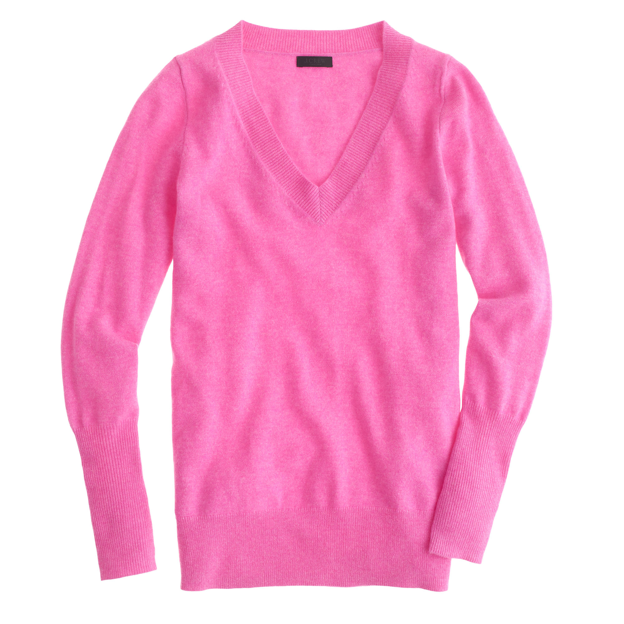 J.crew Collection Cashmere V-neck Sweater in Pink | Lyst J.crew Collection Cashmere V-neck Sweater in Pink | Lyst