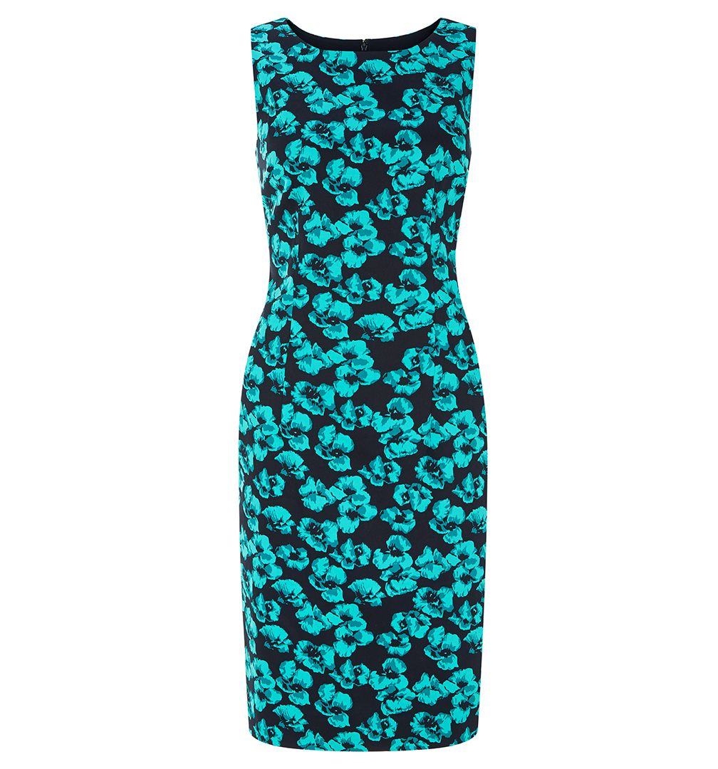 Hobbs Mini Poppy Shift Dress In Multicolor Multi Coloured Lyst