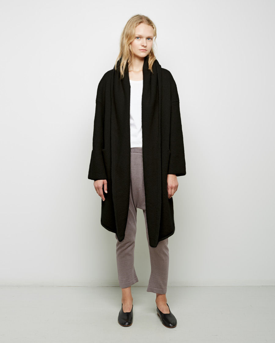 Lauren manoogian Capote Alpaca Coat in Black | Lyst