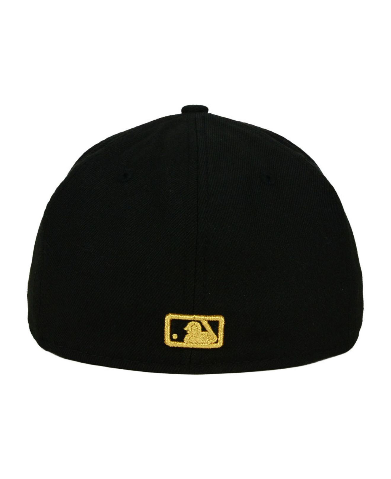 KTZ Texas Rangers Gold 59fifty Cap in Black/Metallic Gold (Black) for ...
