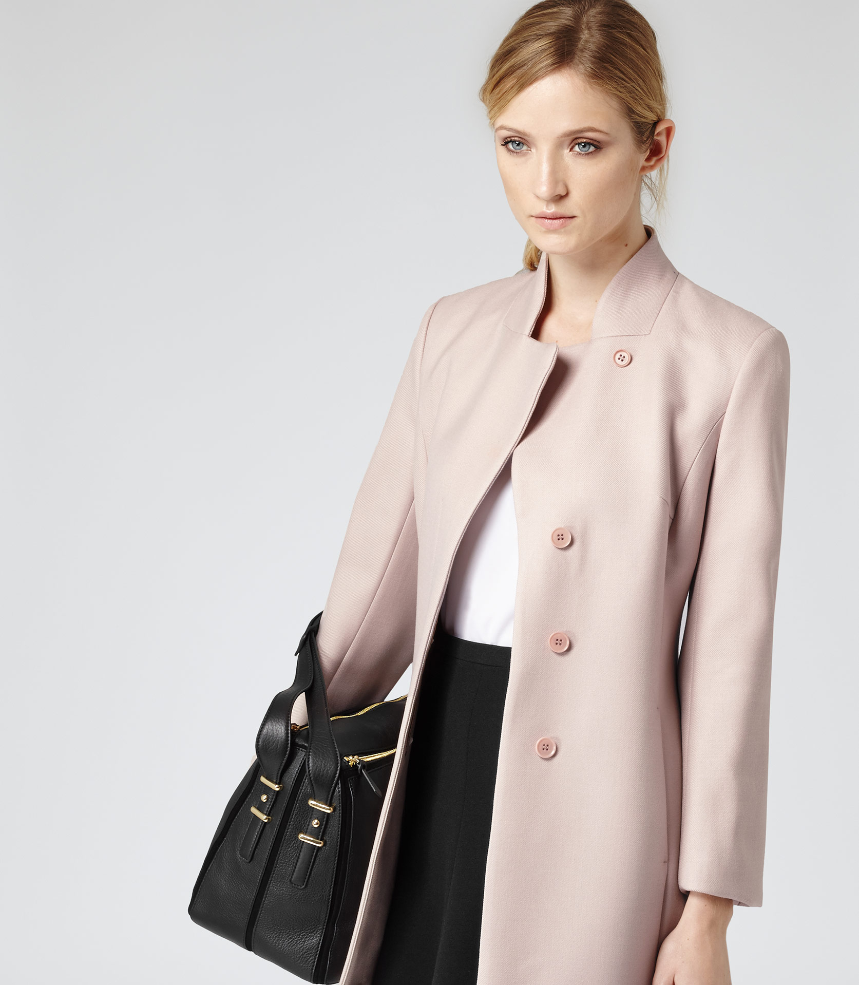 Mandarin Collar Coat | atelier-yuwa.ciao.jp