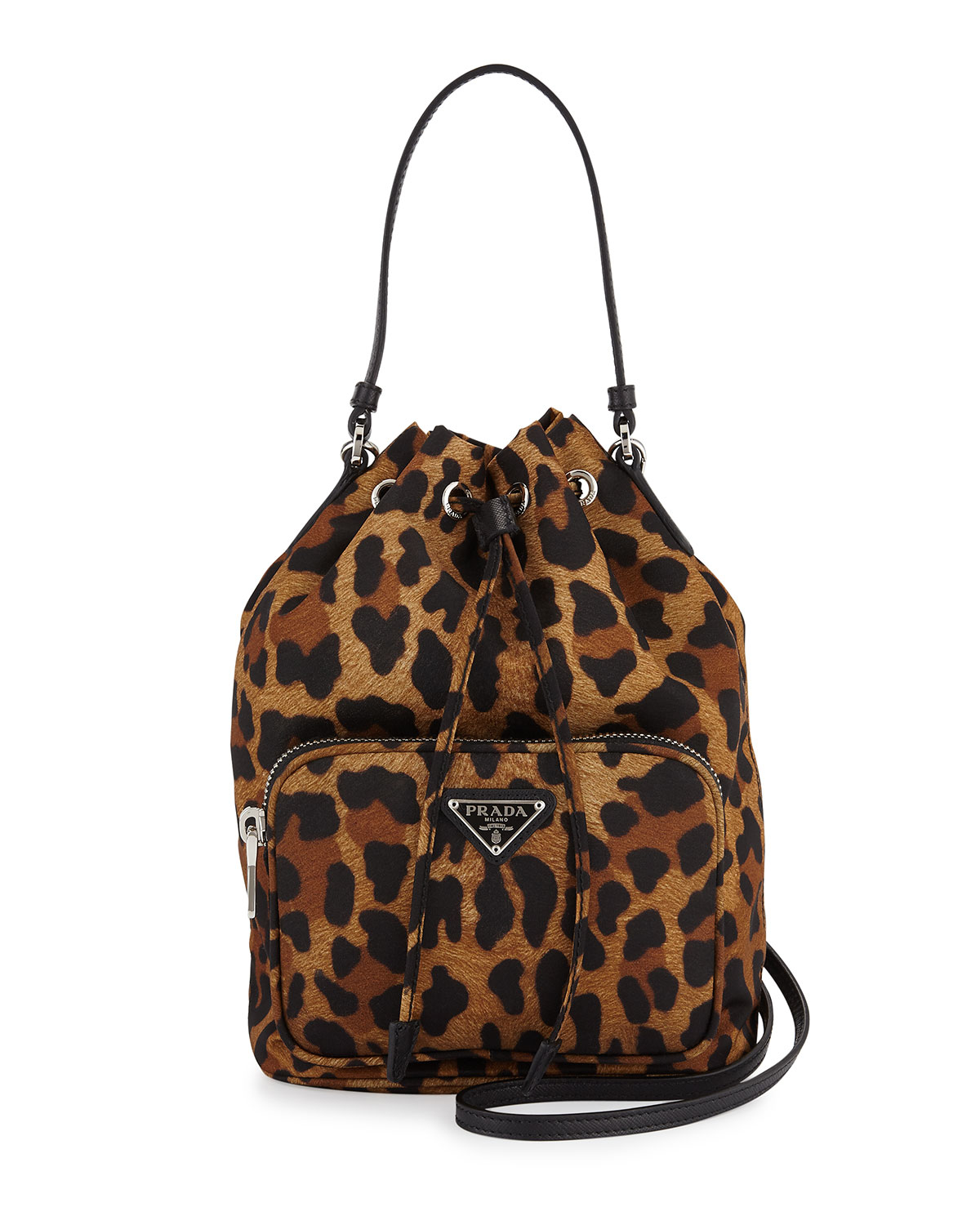 Prada Leopard Print Logo Crossbody Bag | IUCN Water