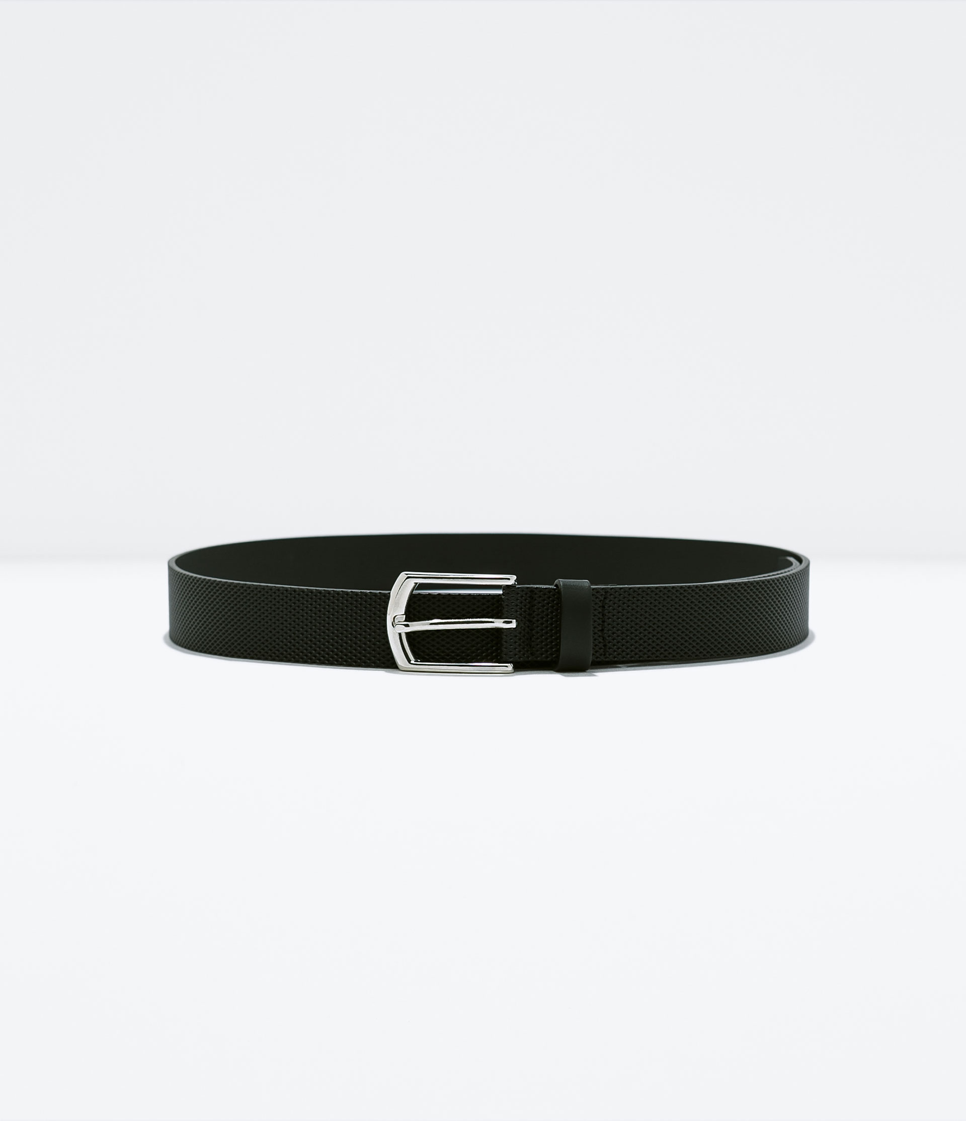 Zara Etched Leather Belt In Black For Men Lyst Zara Etched Leather Belt In Black For Men Lyst