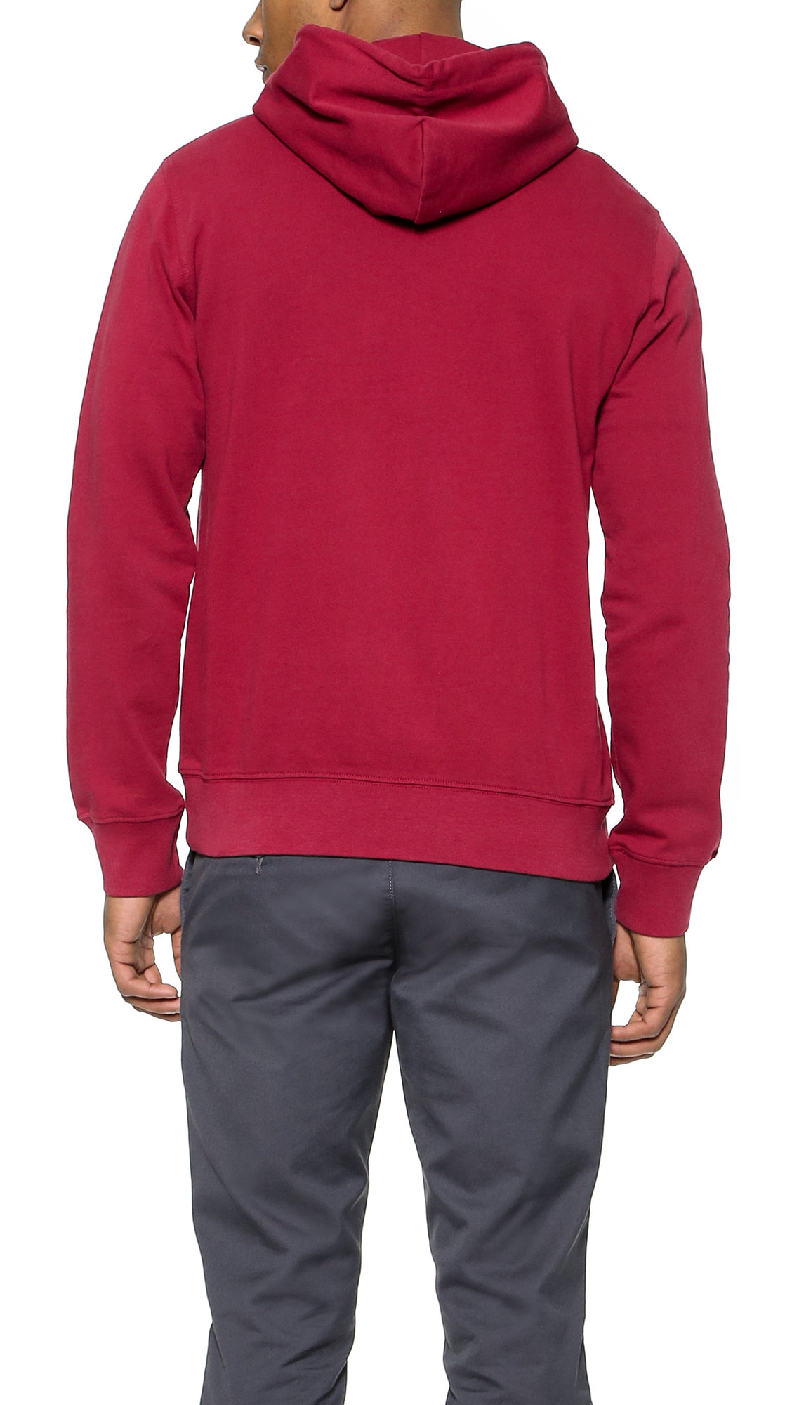 Carhartt WIP Hooded College Sweatshirt in Red for Men - Lyst