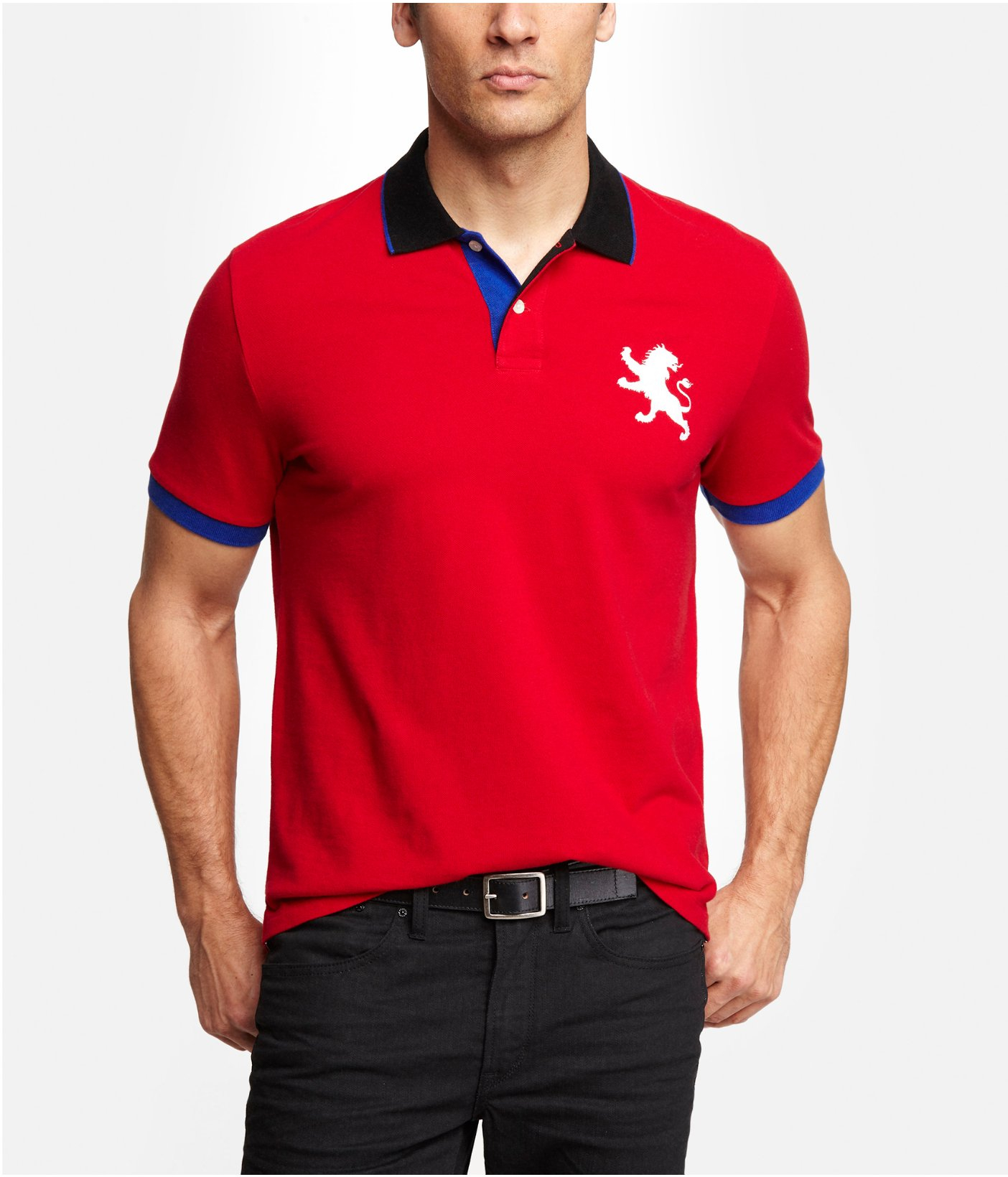 Express Polo Lion Logo Shopstyle