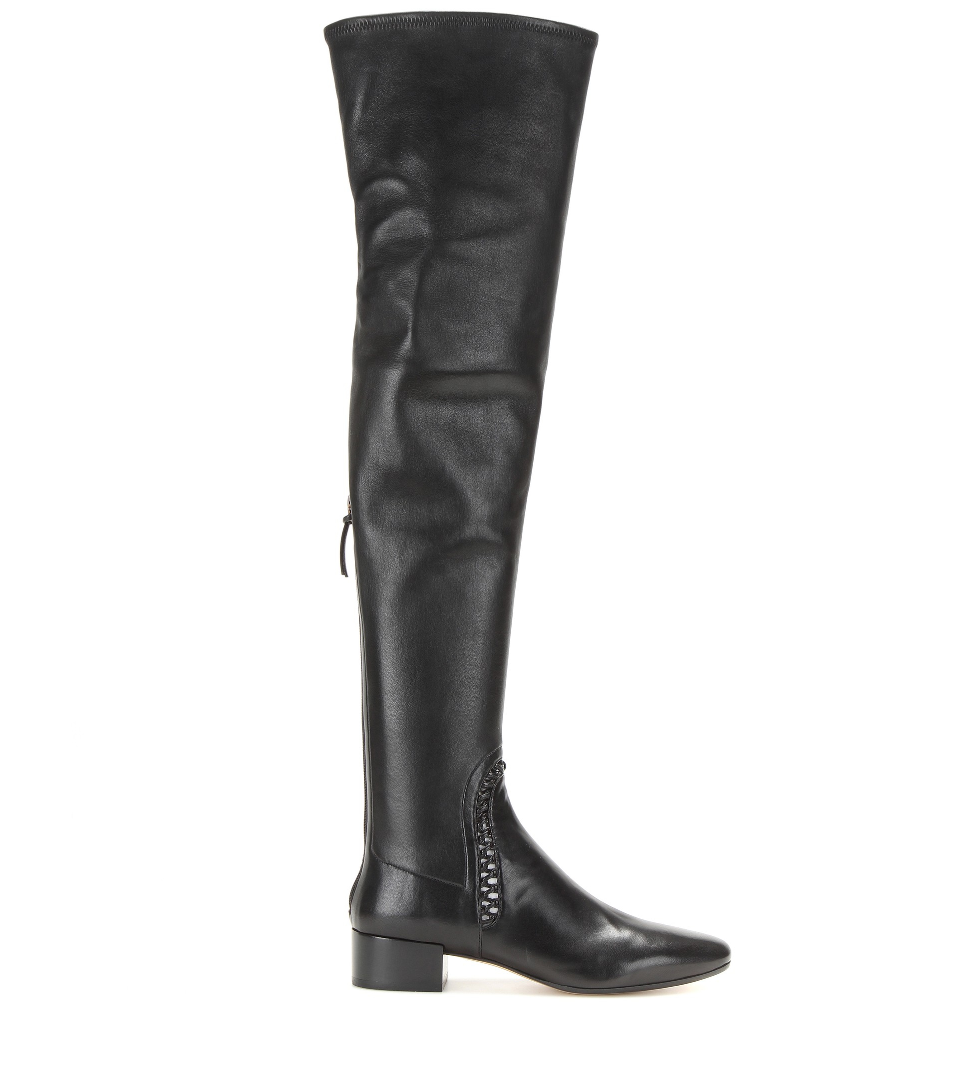 Francesco Russo Leather Over-The-Knee Boots in Nero (Black) - Lyst