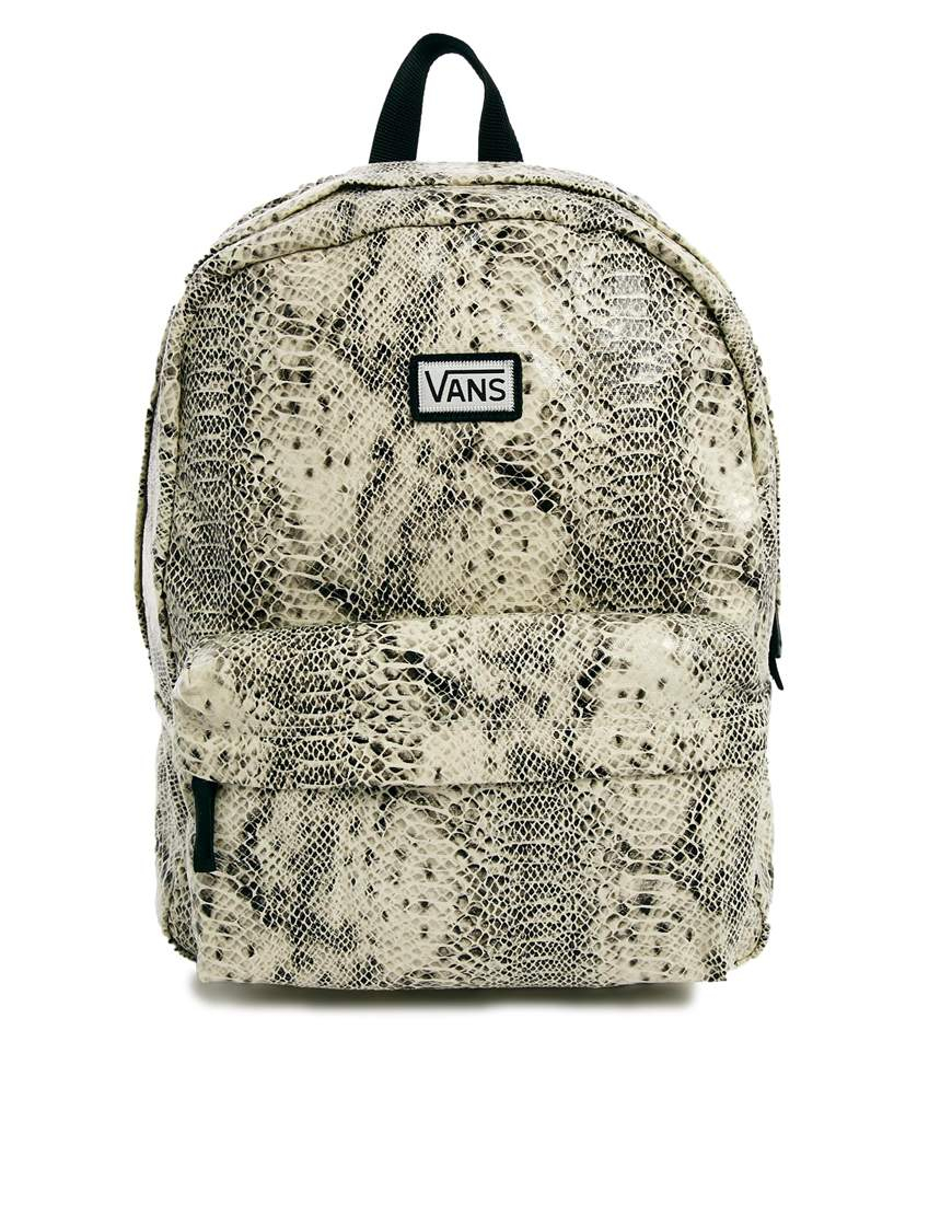 Vans Deana Backpack with Snake Print in Animal (Cream) | Lyst