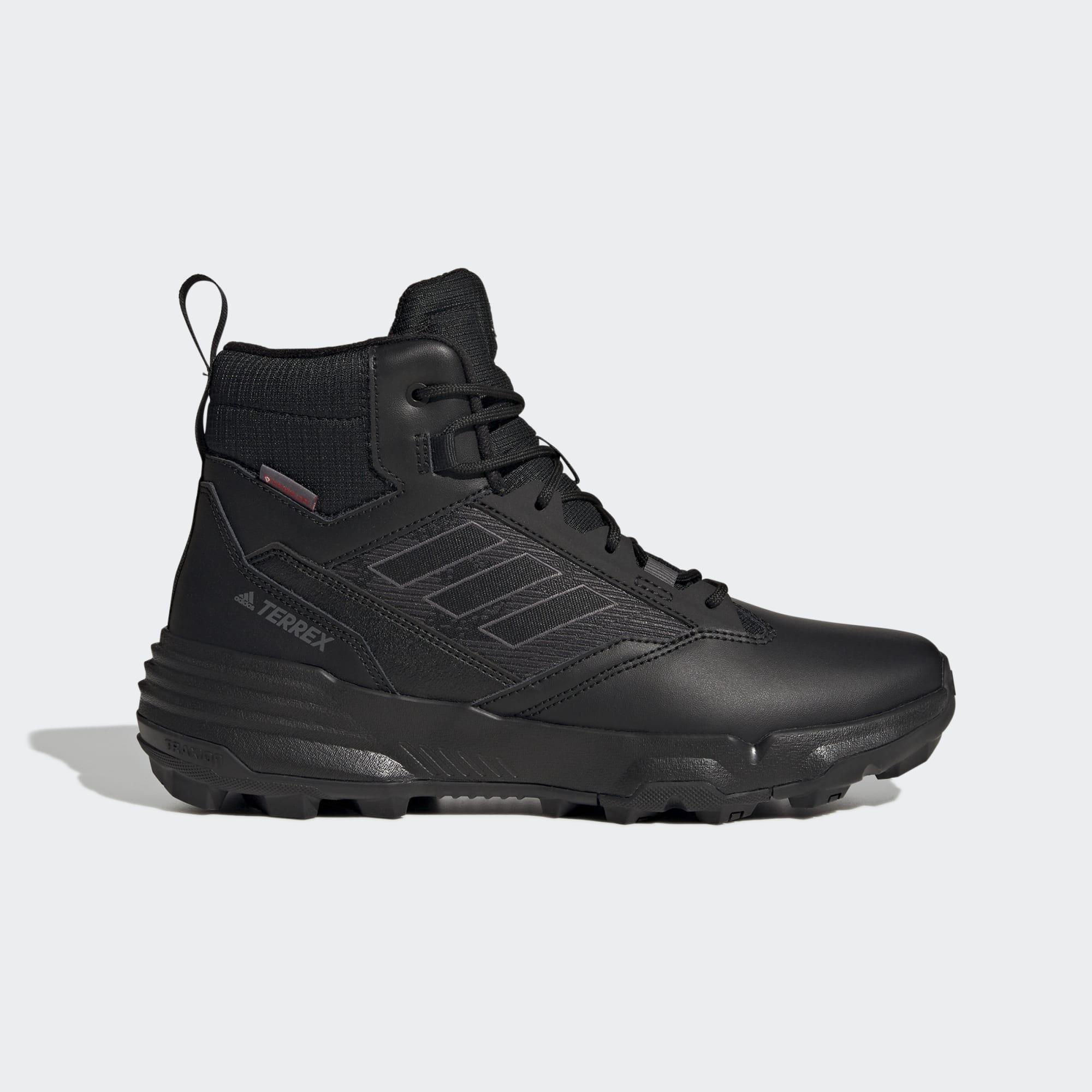 adidas Unity Leather Mid Cold.rdy Hiking Boots in Black | Lyst UK