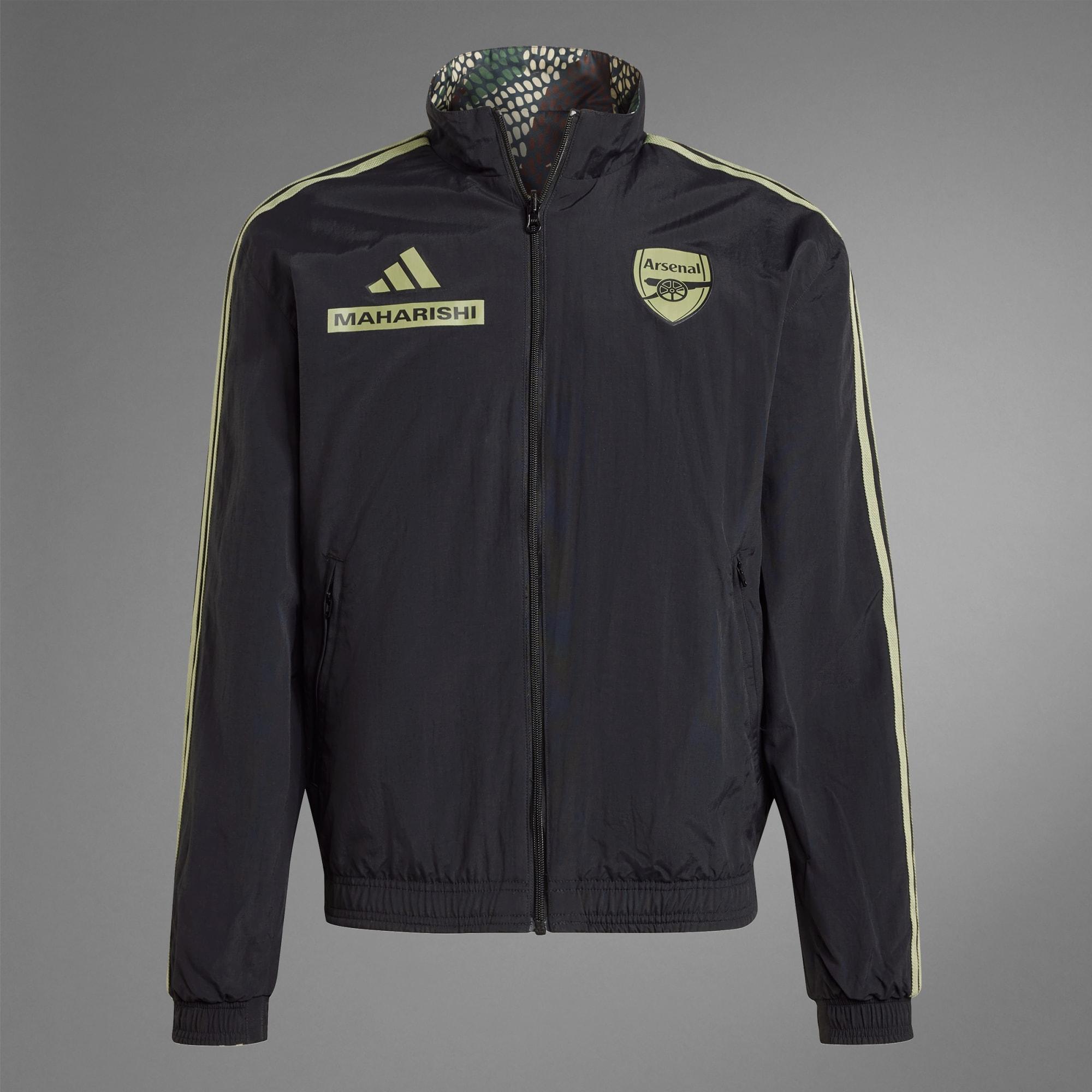 adidas Arsenal X Maharishi Anthem Jacket in Grey for Men adidas Arsenal X Maharishi Anthem Jacket in Grey for Men