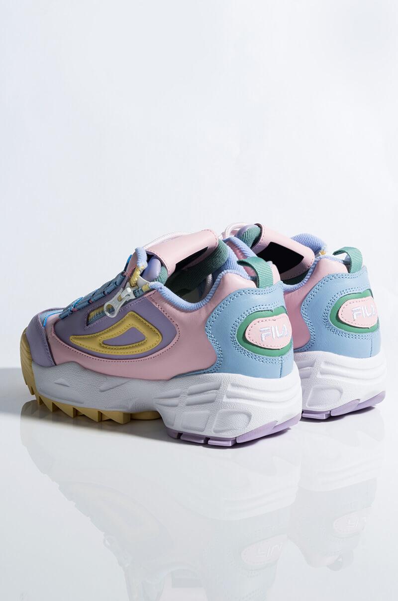fila disruptor 3 colorblock zip sneaker