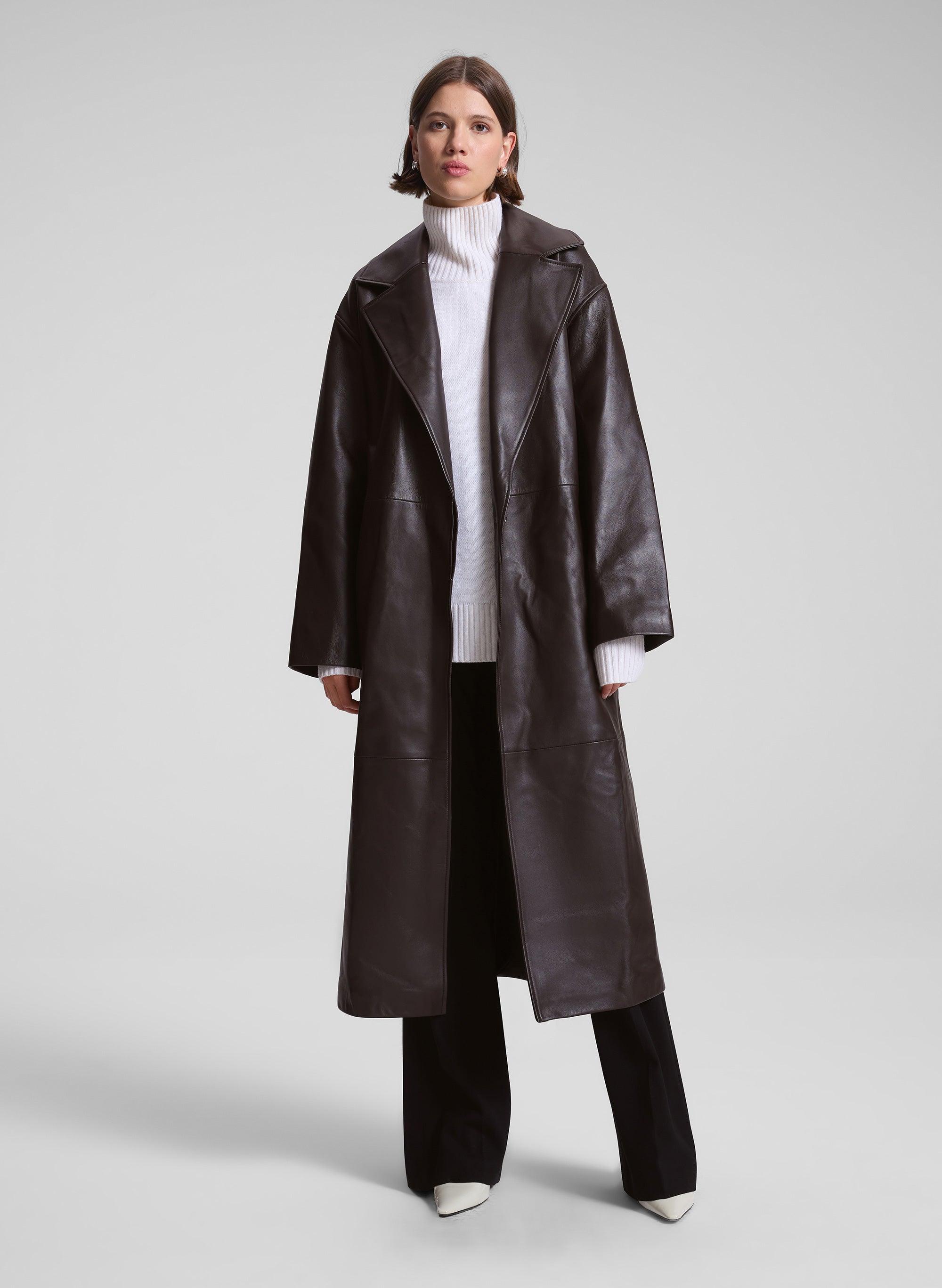 A.L.C. Jax Leather Coat | Lyst
