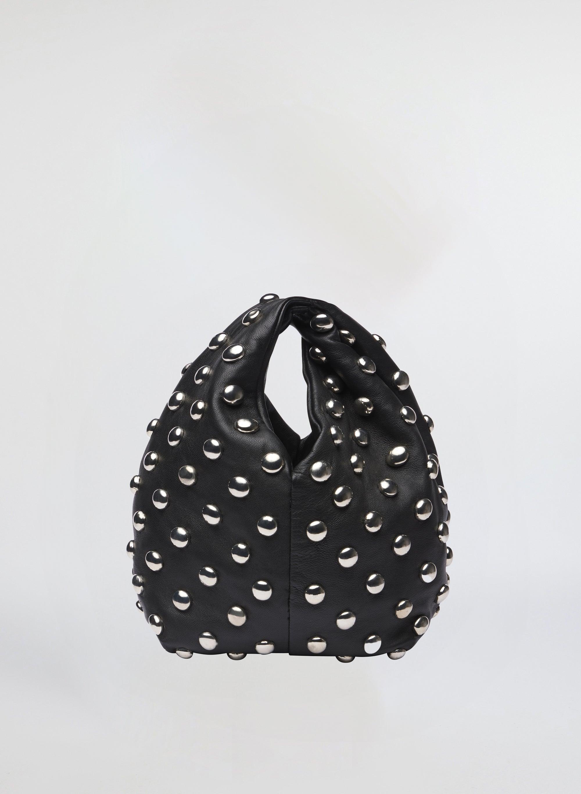 A.L.C. Simone Studded Leather Bag in Black | Lyst