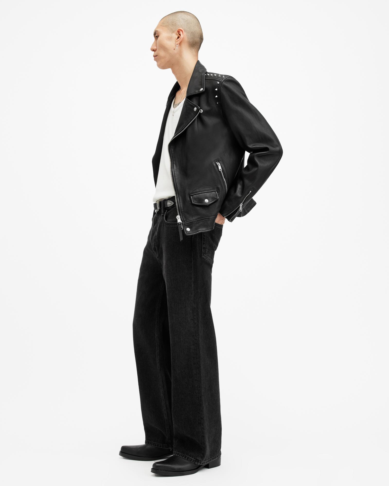 Formal Biker Jacket With Spikes BOL Men's Racer Leather Jacket Boutique ...