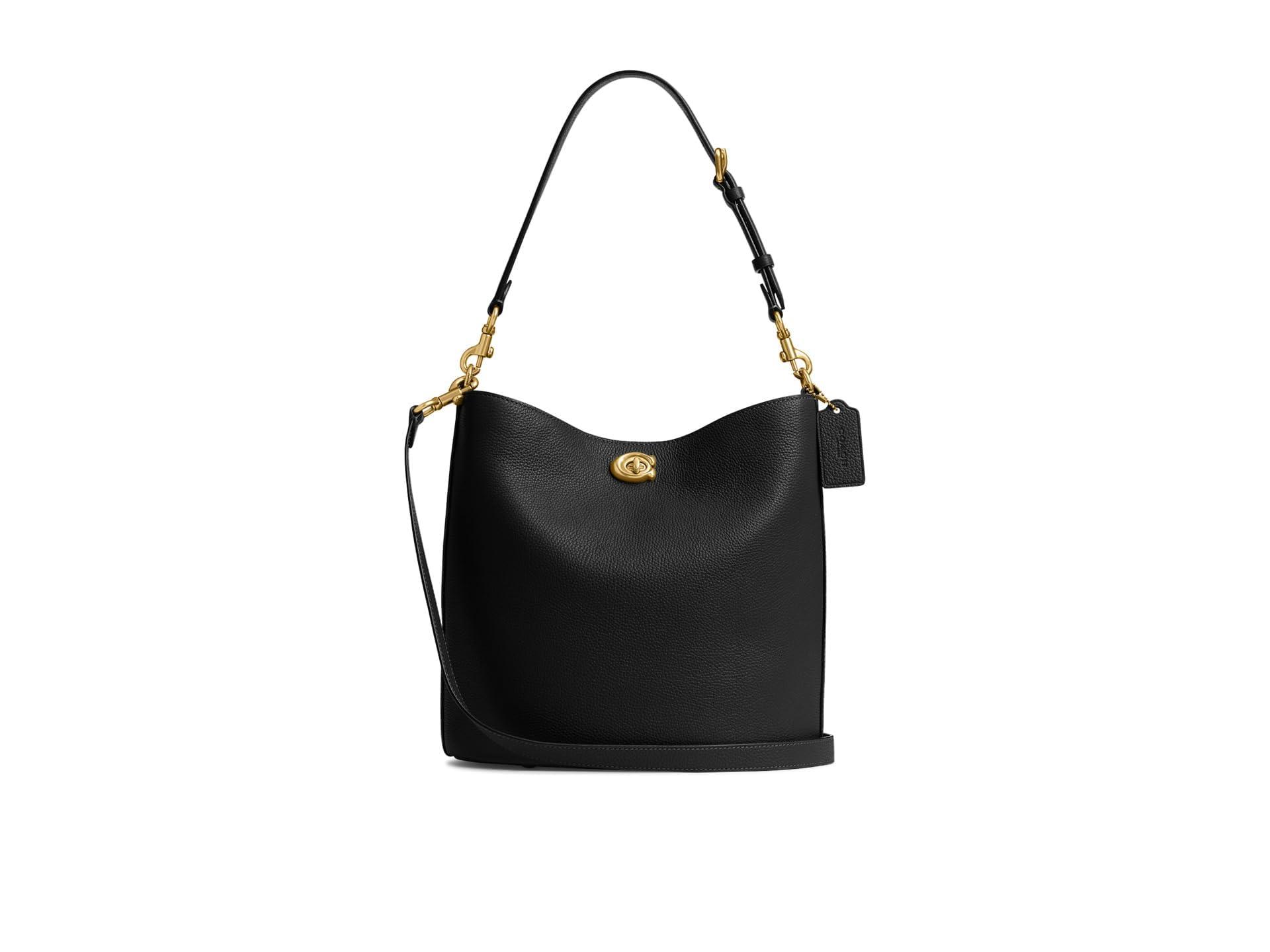 COACH Willow Soft Bucket Bag in Black | Lyst