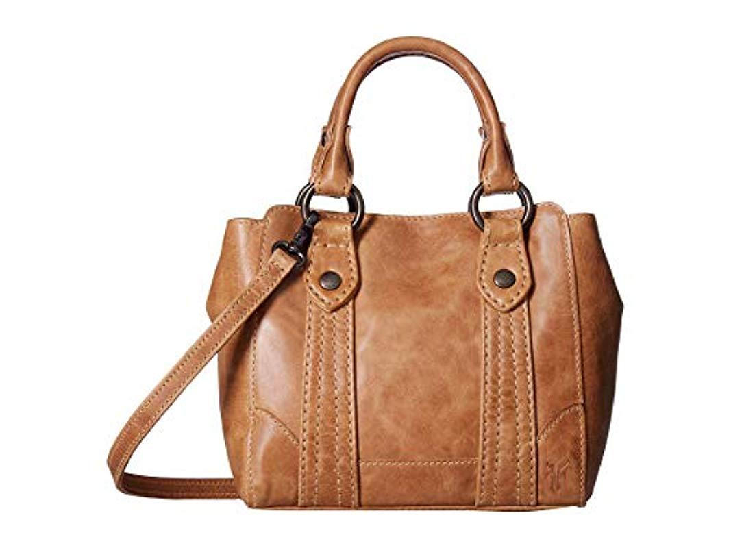 frye melissa mini leather crossbody tote bag