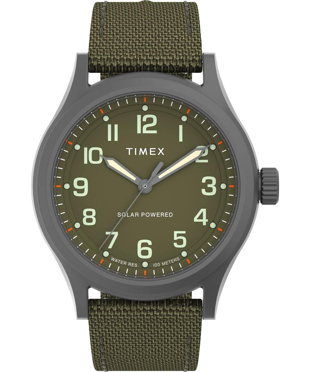 Timex Green Strap Green Dial Gunmetal for Men | Lyst