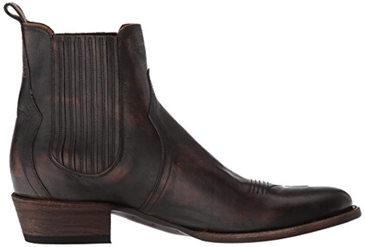 Frye Grady Chelsea Western Boot in Cognac (Black) for Men - Save 20% - Lyst