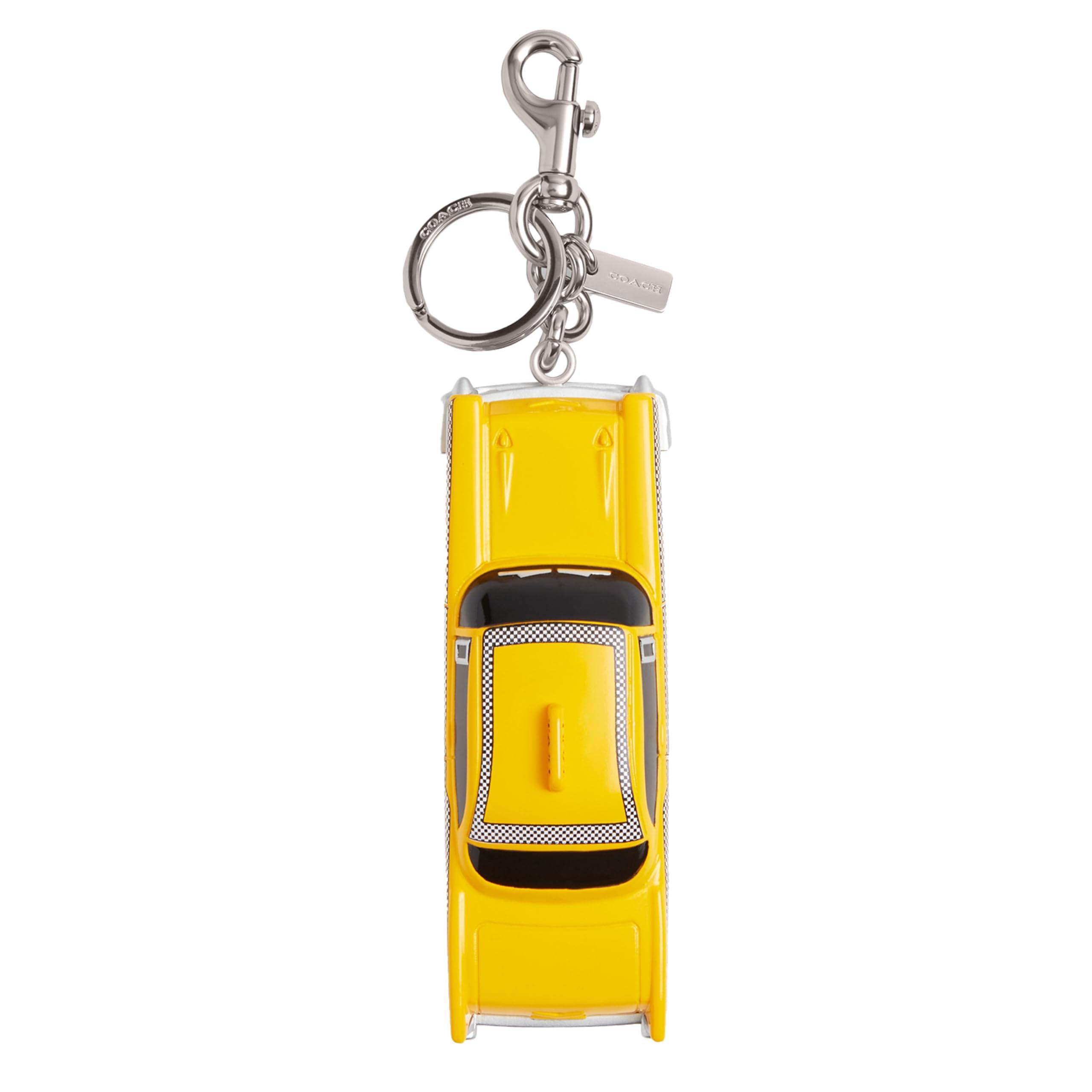 COACH Large Taxi Bag Charm in Yellow | Lyst