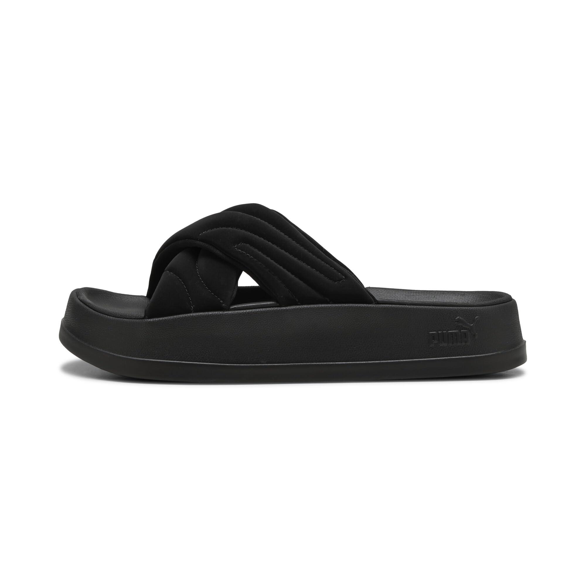 PUMA Leadcat Platform Slide Sandal Black-cool Dark Gray | Lyst