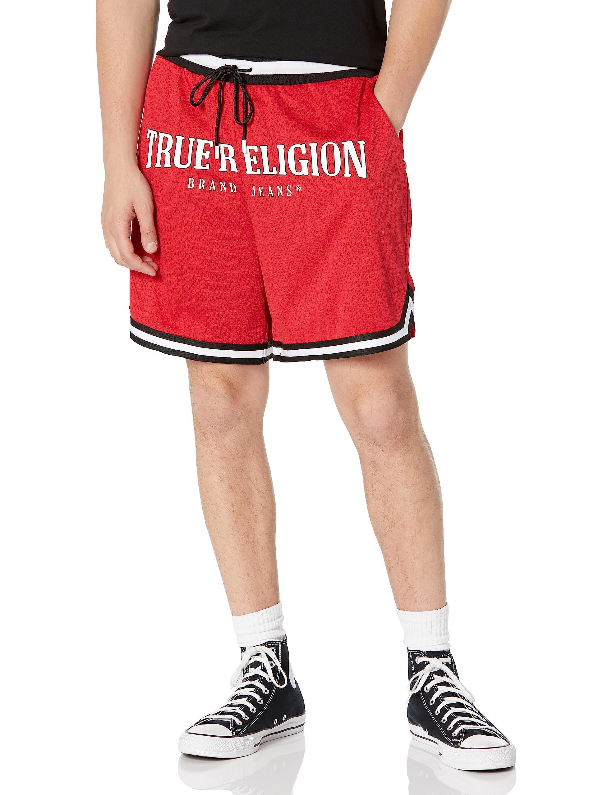 Red True Religion Shorts