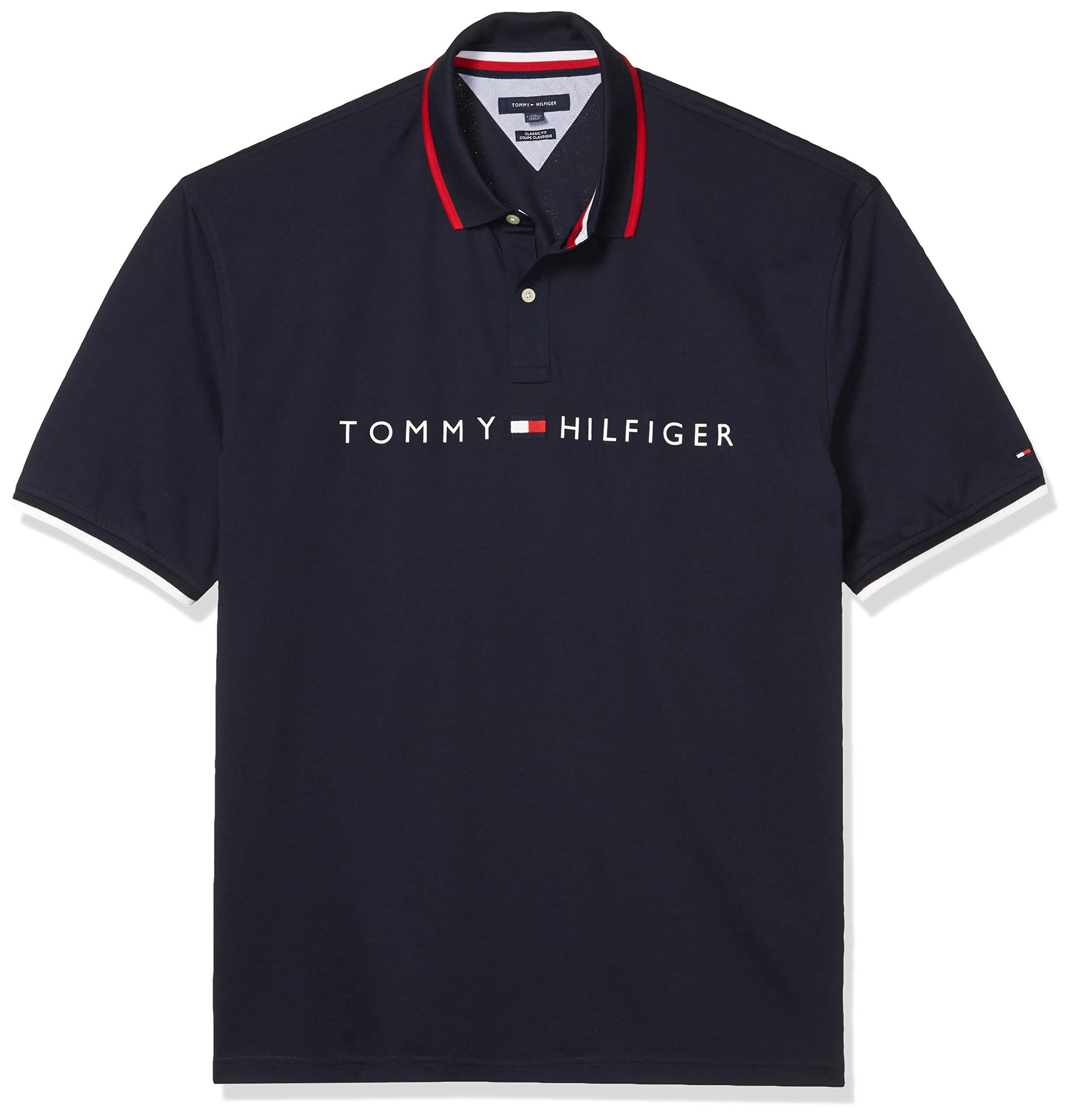 Tommy Hilfiger Flag Pride Polo Shirt In Custom Fit In Blue For Men Lyst
