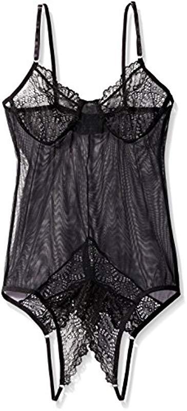 Lyst Only Hearts Whisper Sweet Nothings Coucou Bodysuit In Black