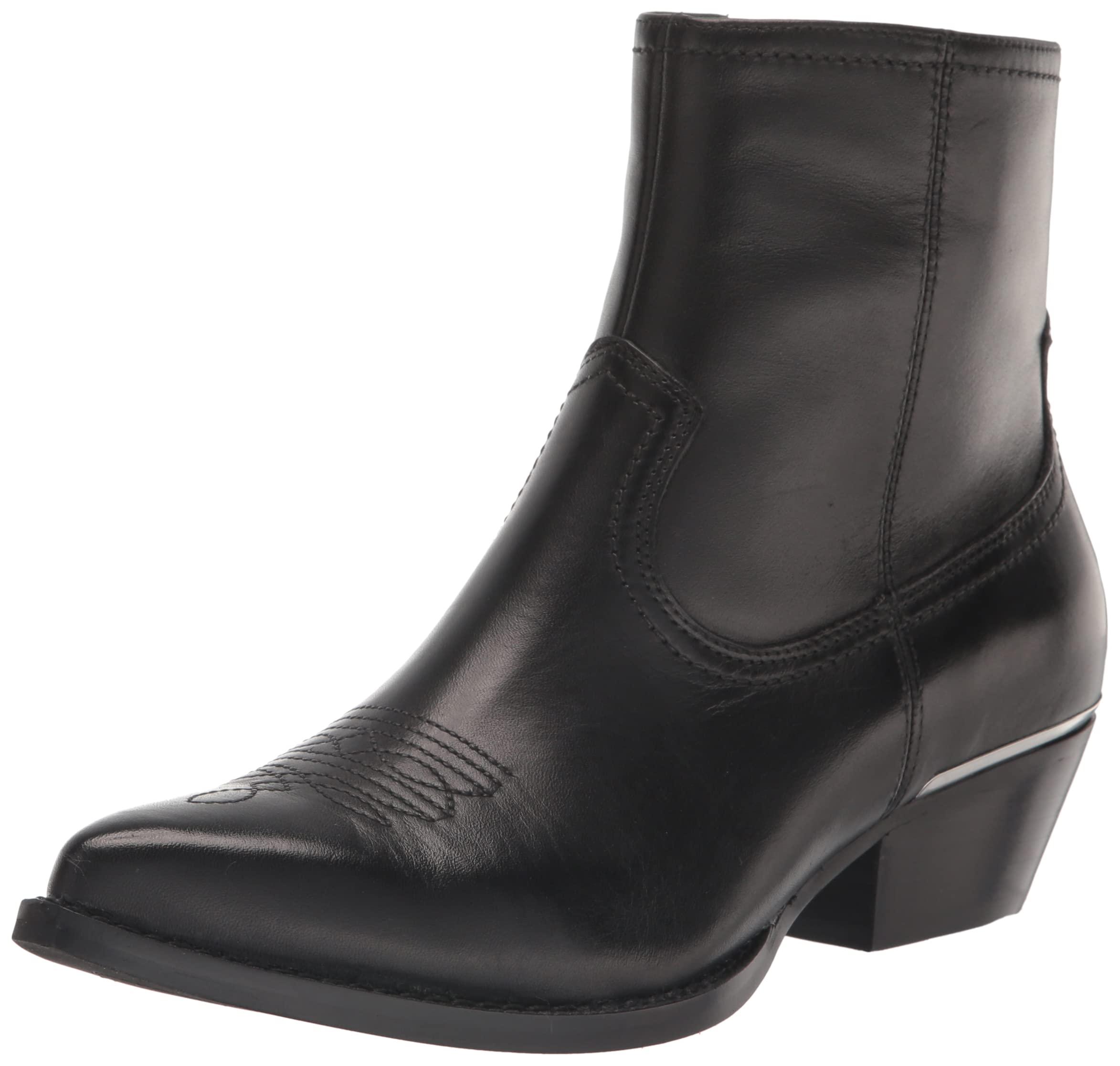 DKNY Laila-cowboy Boot Combat in Black | Lyst