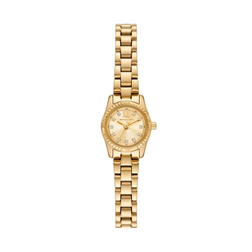 Michael Kors Lexington Three-hand Gold-tone Stainless Steel Watch in ...