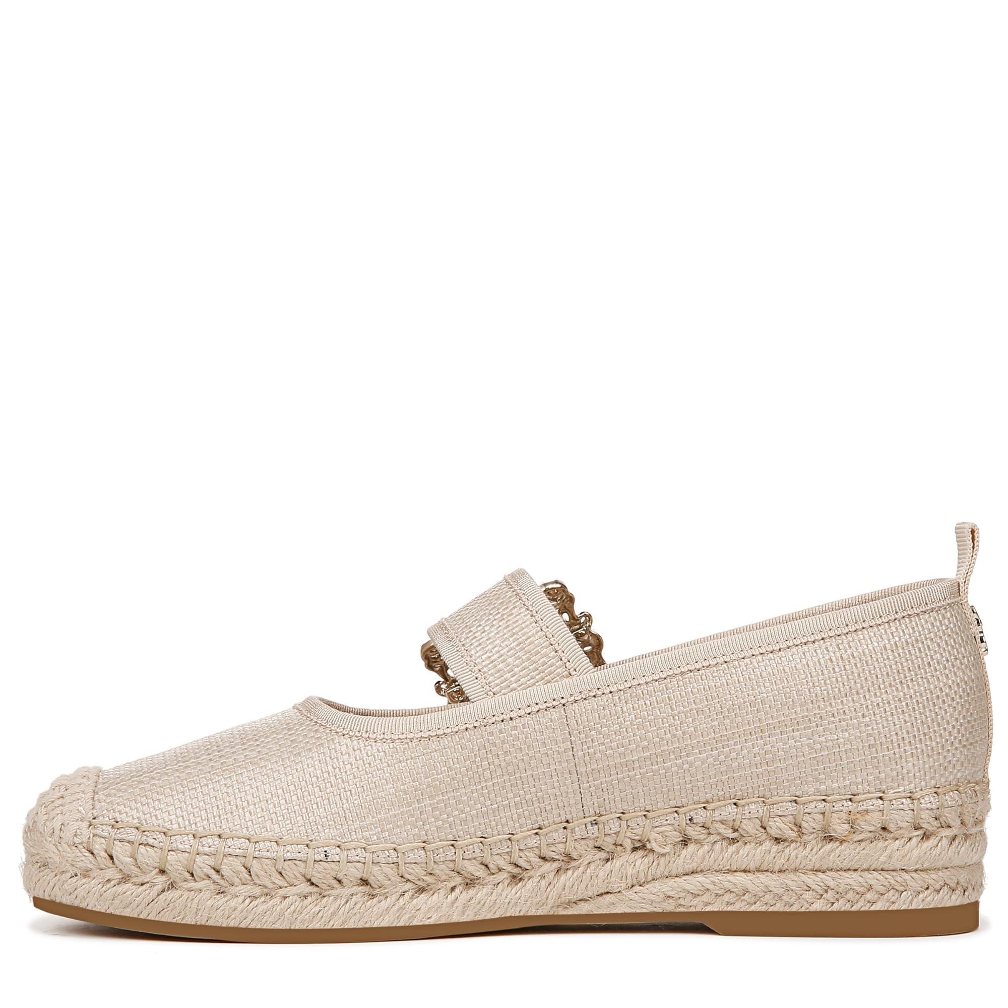 Sam Edelman Maddy Mary Jane Flat in Natural | Lyst