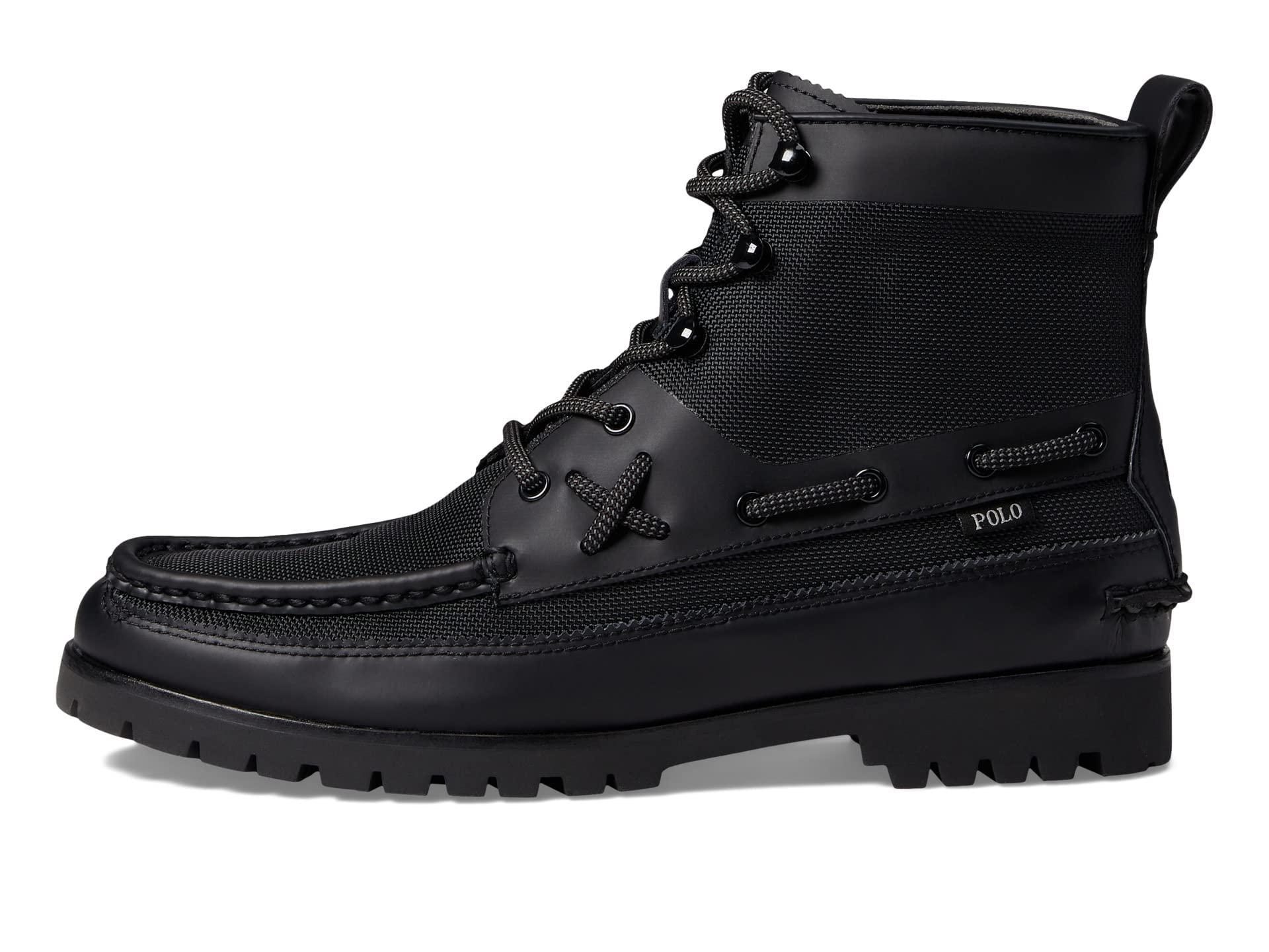Polo Ralph Lauren Ranger Mid Boot in Black for Men | Lyst