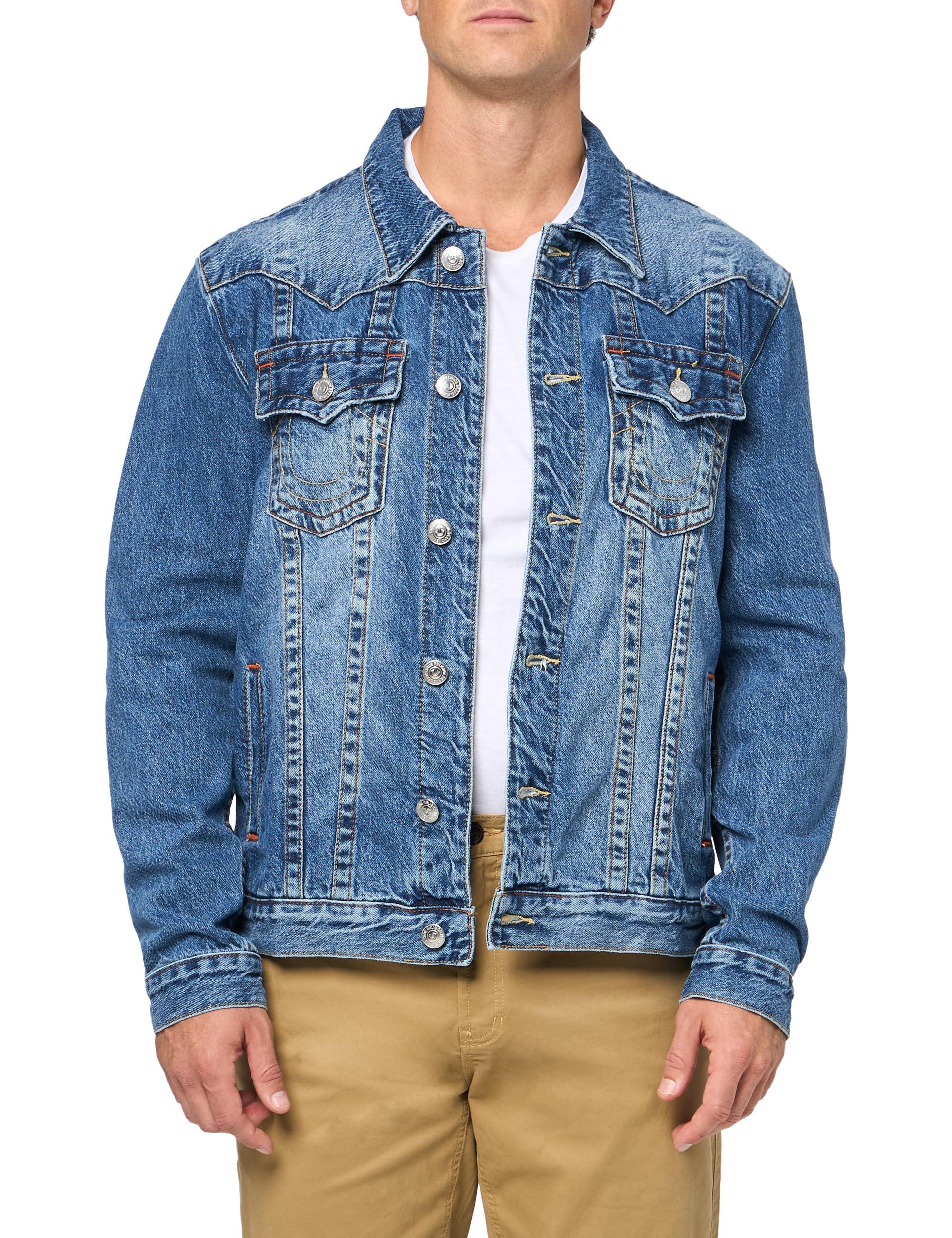 True Religion Sn Jimmy Jacket Rope Stitch Logo in Blue for Men | Lyst