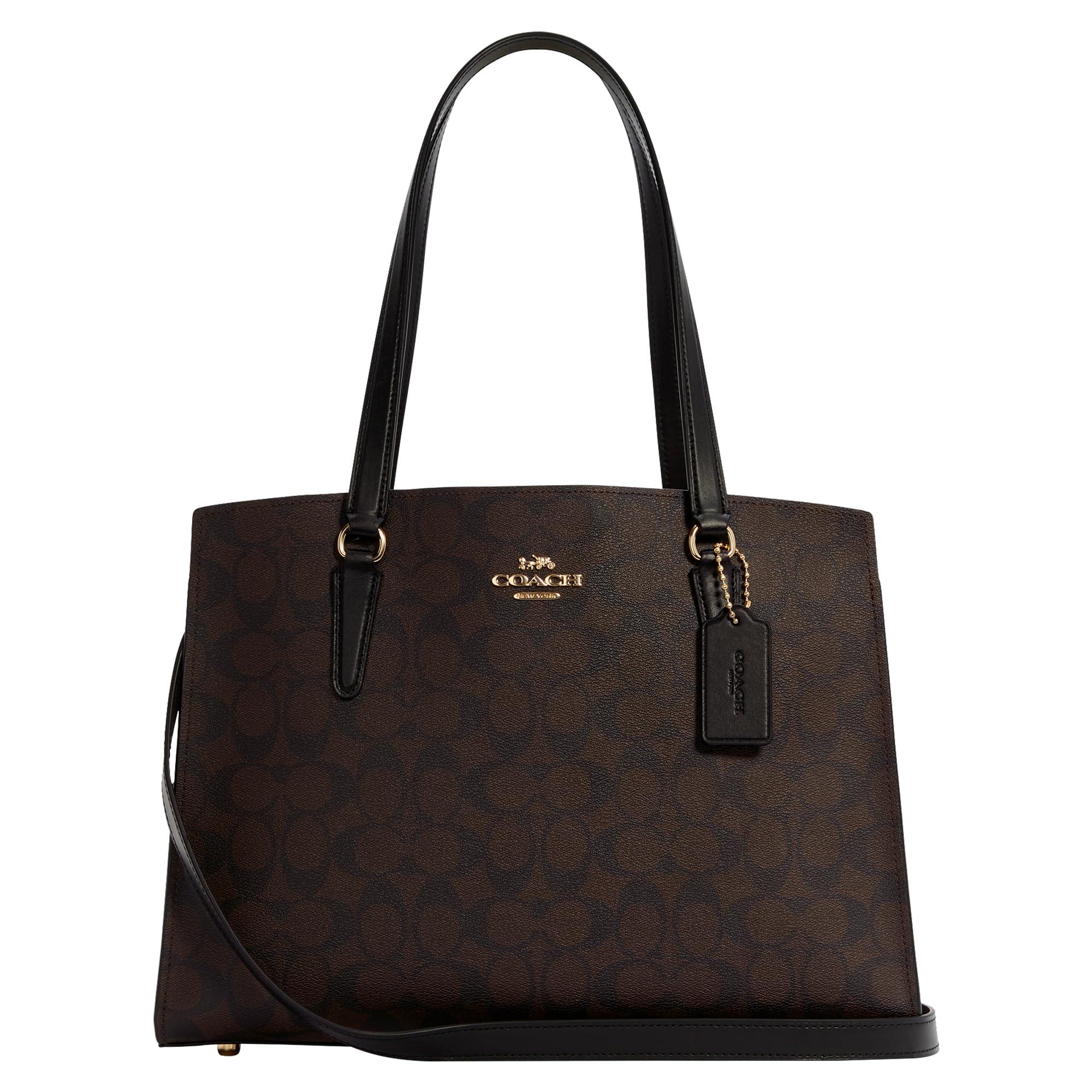 COACH Tatum Carryall in Black | Lyst