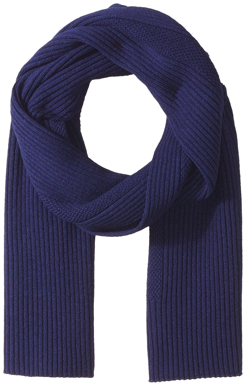 Lacoste Holiday Rib + Double Moss Stitch Scarf in Blue for Men | Lyst