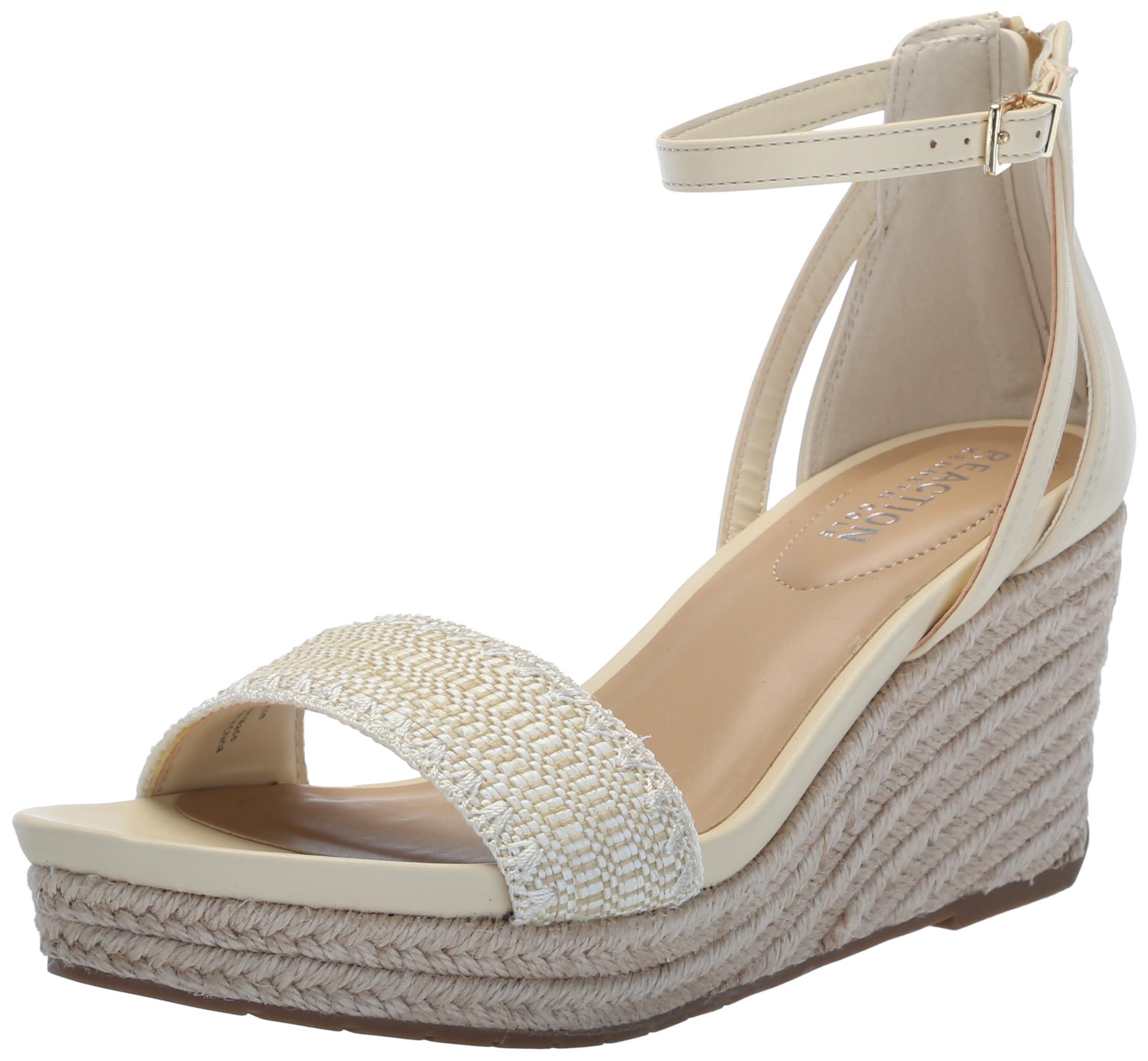 Kenneth Cole Colton Espadrille Wedge Sandal in Natural | Lyst