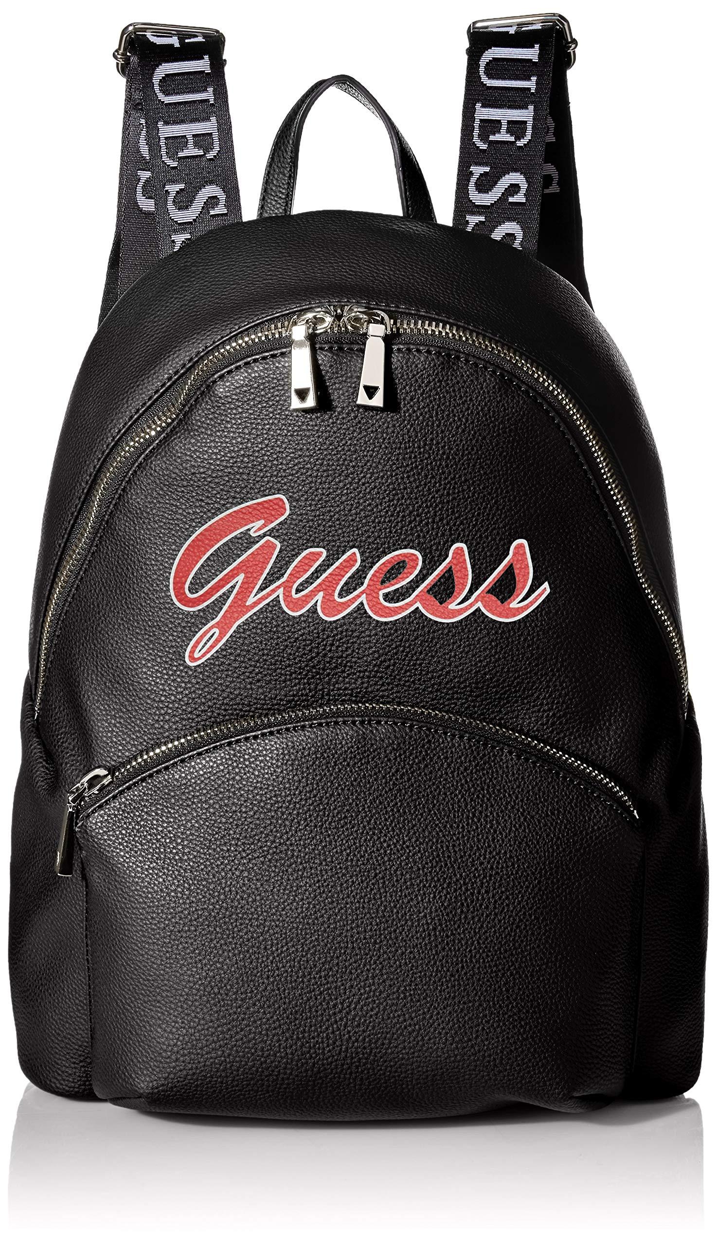 All Black Guess Backpack | IUCN Water