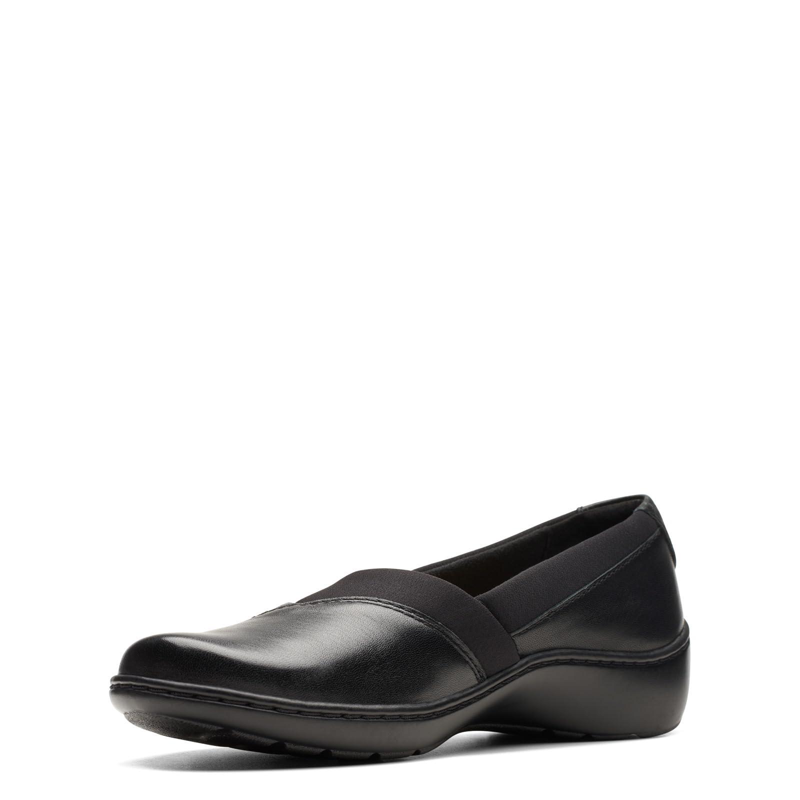 Clarks Cora Charm Loafer in Black | Lyst