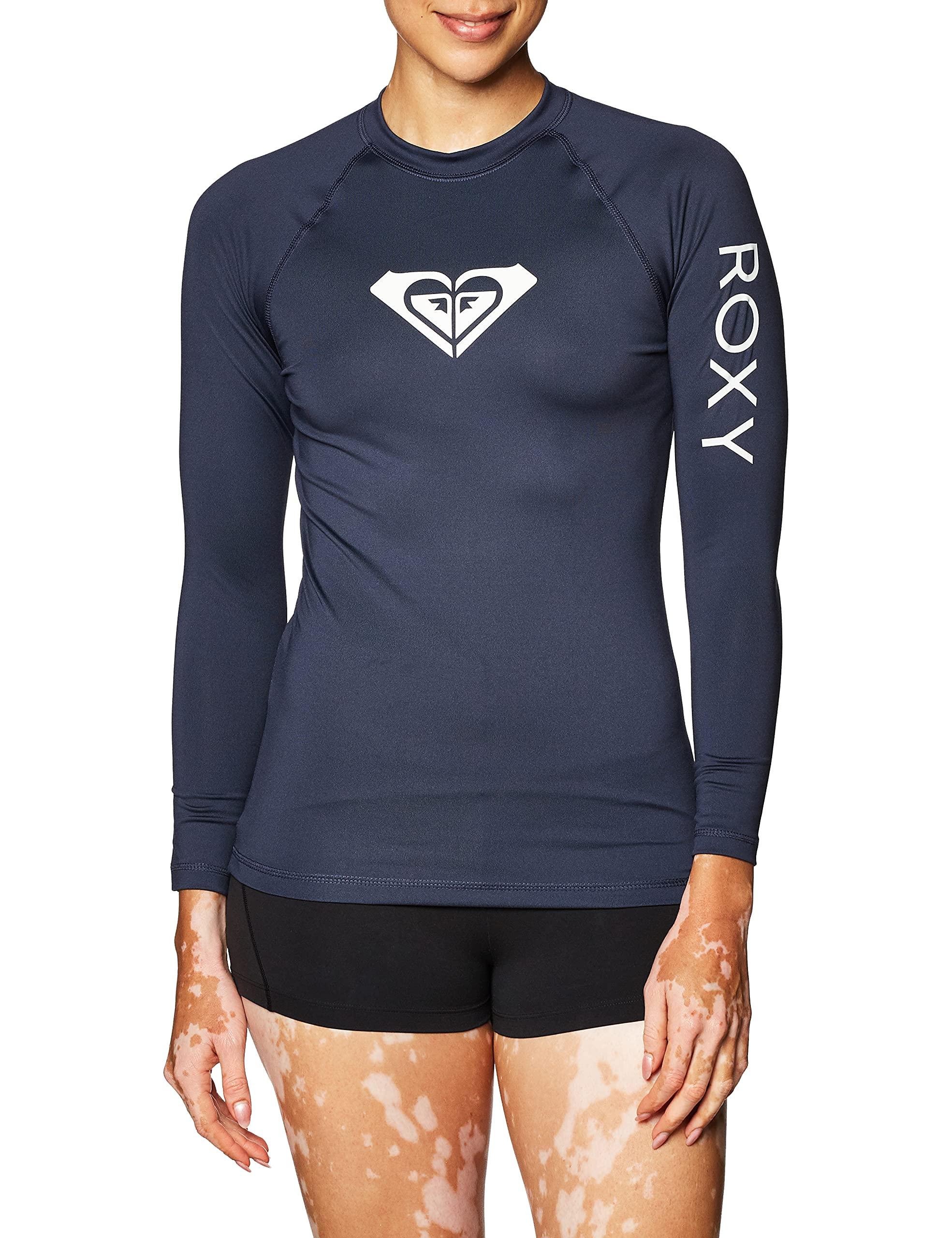 Roxy Whole Hearted Long Sleeve Upf 50 Rashguard Rash Guard Shirt in ...