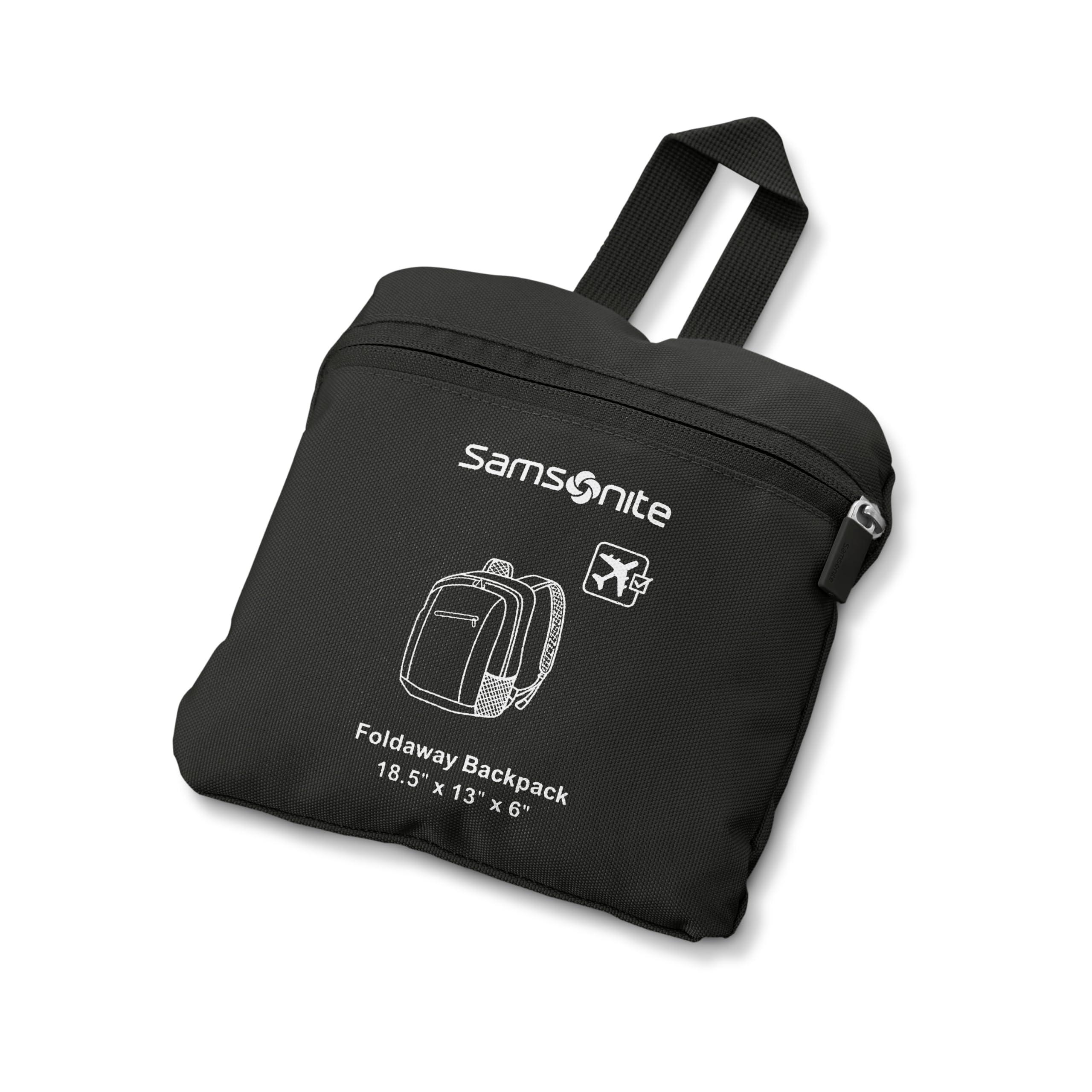Samsonite Foldaway Backpack in Black | Lyst