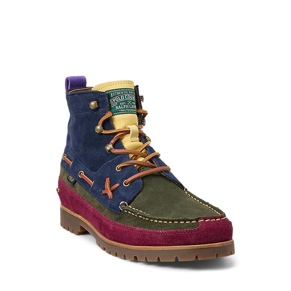 Polo Ralph Lauren Ranger Mid Color-blocked Suede Boot in Blue for Men ...