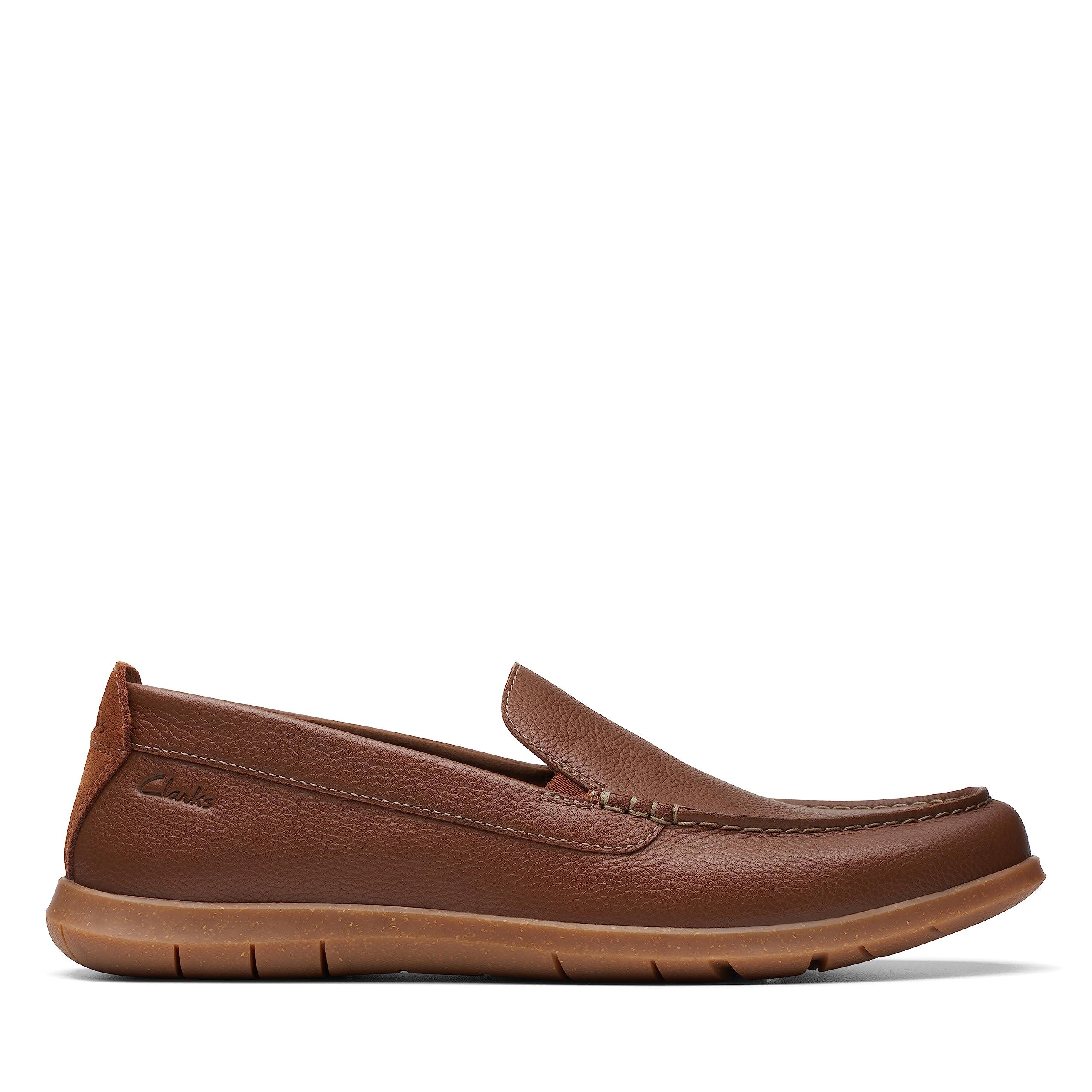 Clarks Flexway Step Moccasin in Brown for Men | Lyst